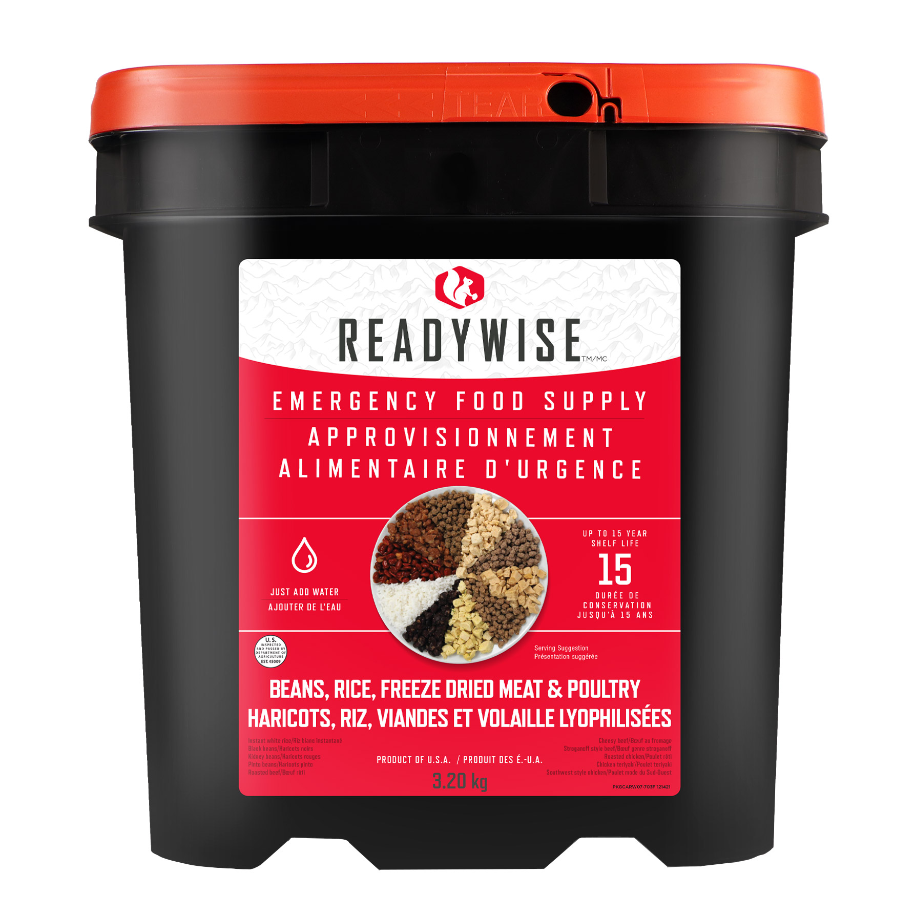 Readywise Emergency 110 Serving Meat Bucket | Costco