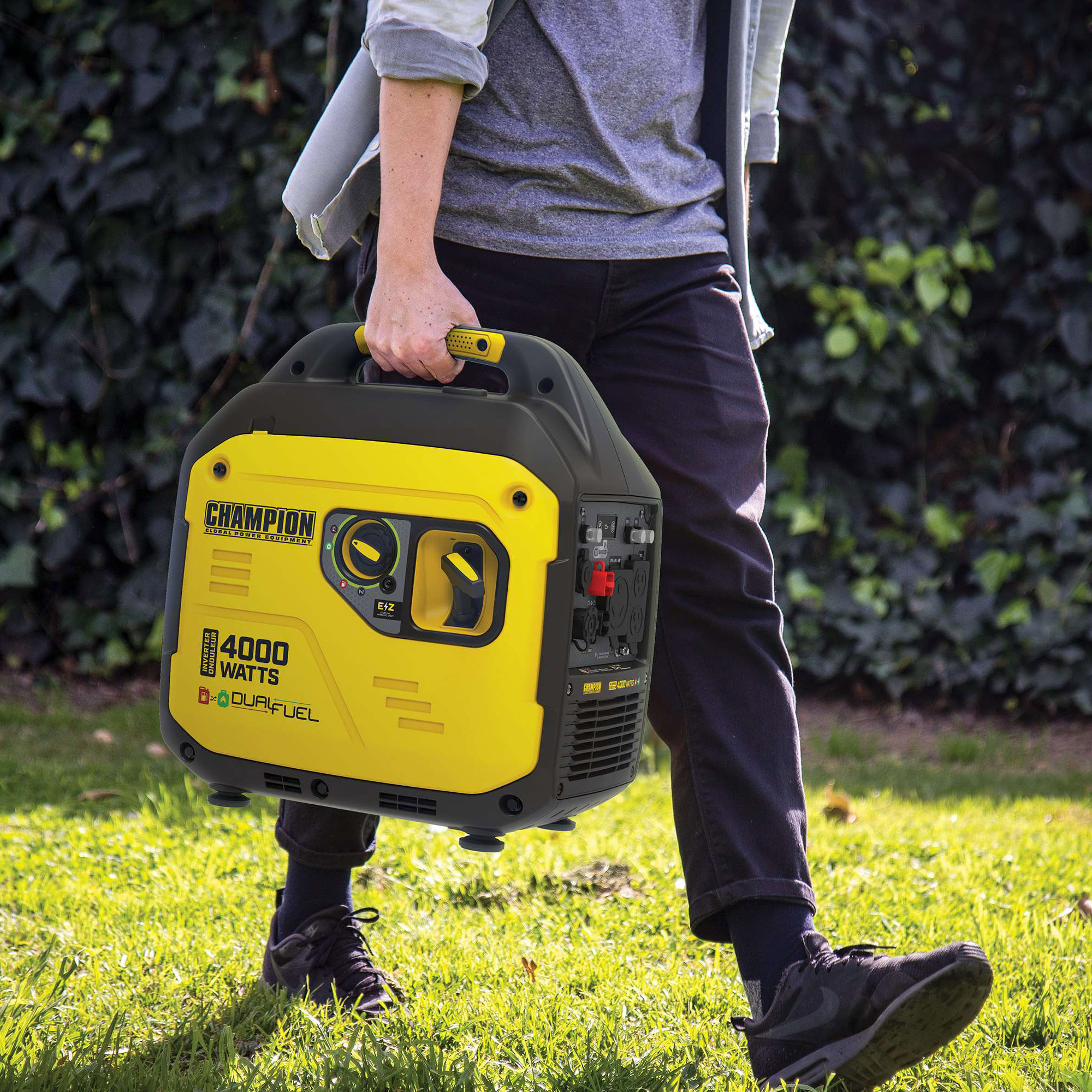 Champion 3000W Running / 4000W Peak Dual Fuel Inverter Generator | Costco