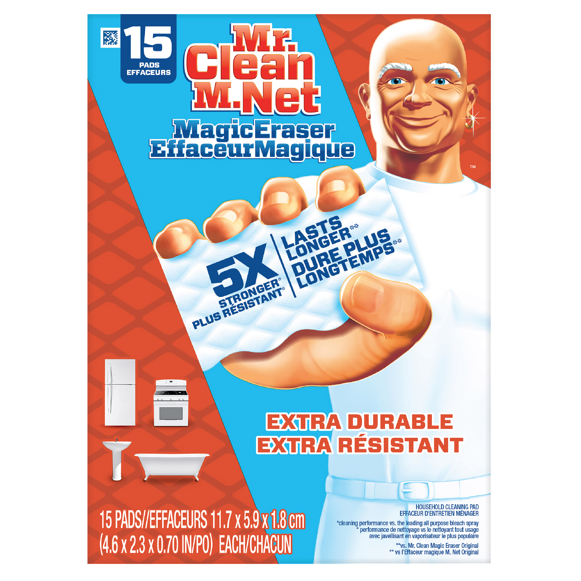 Mr. Clean Magic Eraser Extra Durable, 15-count | Costco