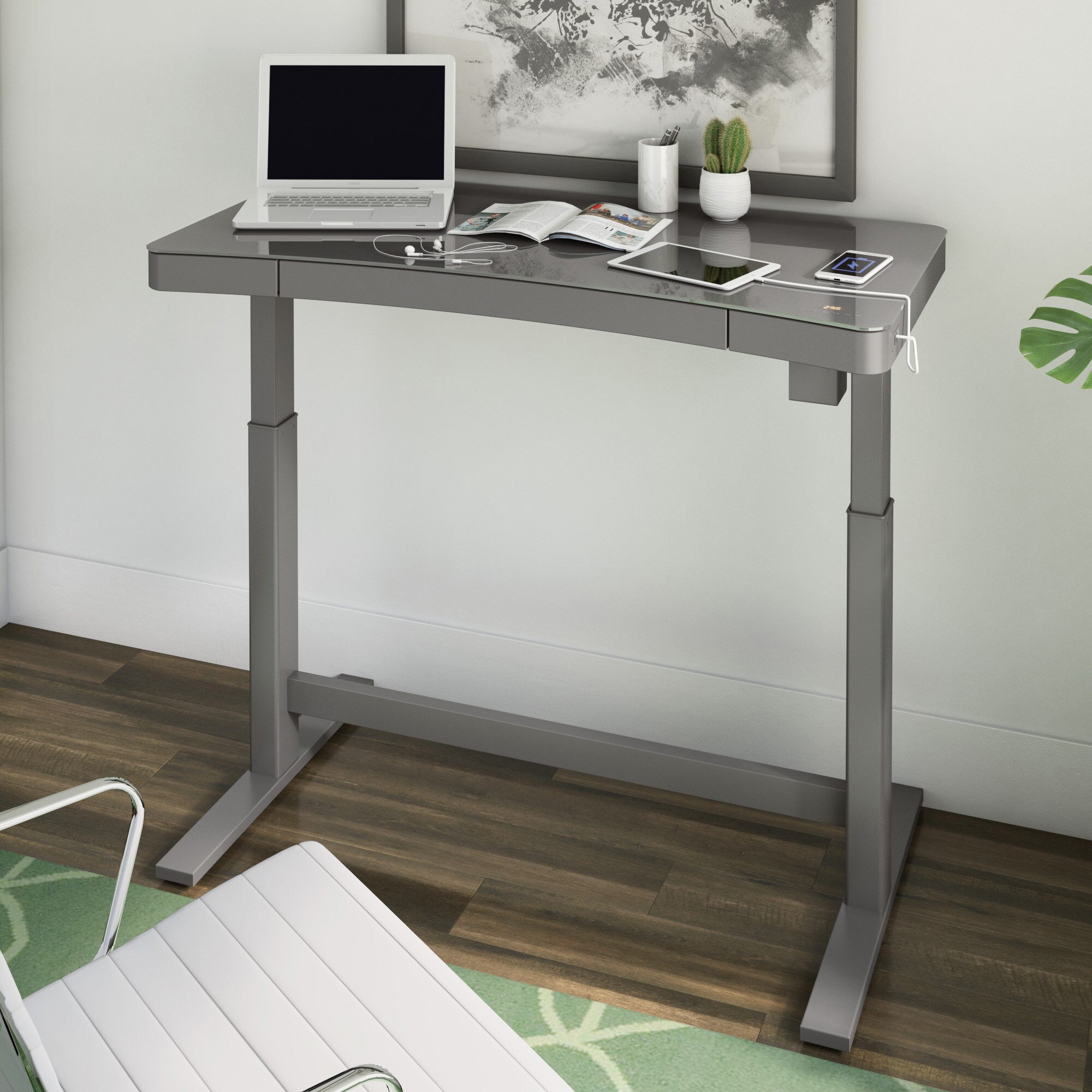 Tresanti 119.4 cm (47 in.) Modern Adjustable Height Desk | Costco