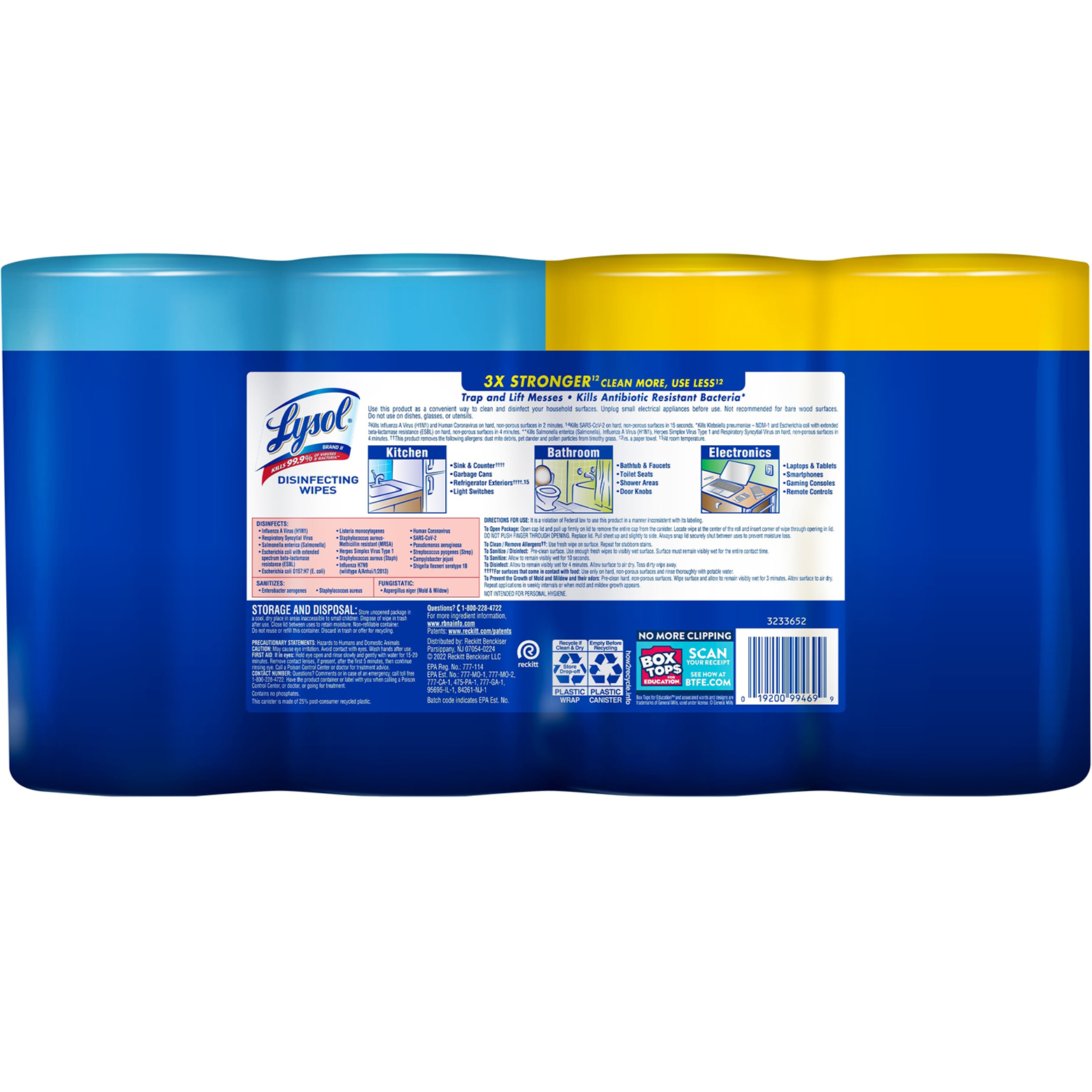 Lysol Disinfecting Wipes, Variety Pack, 380 Wipes | Costco