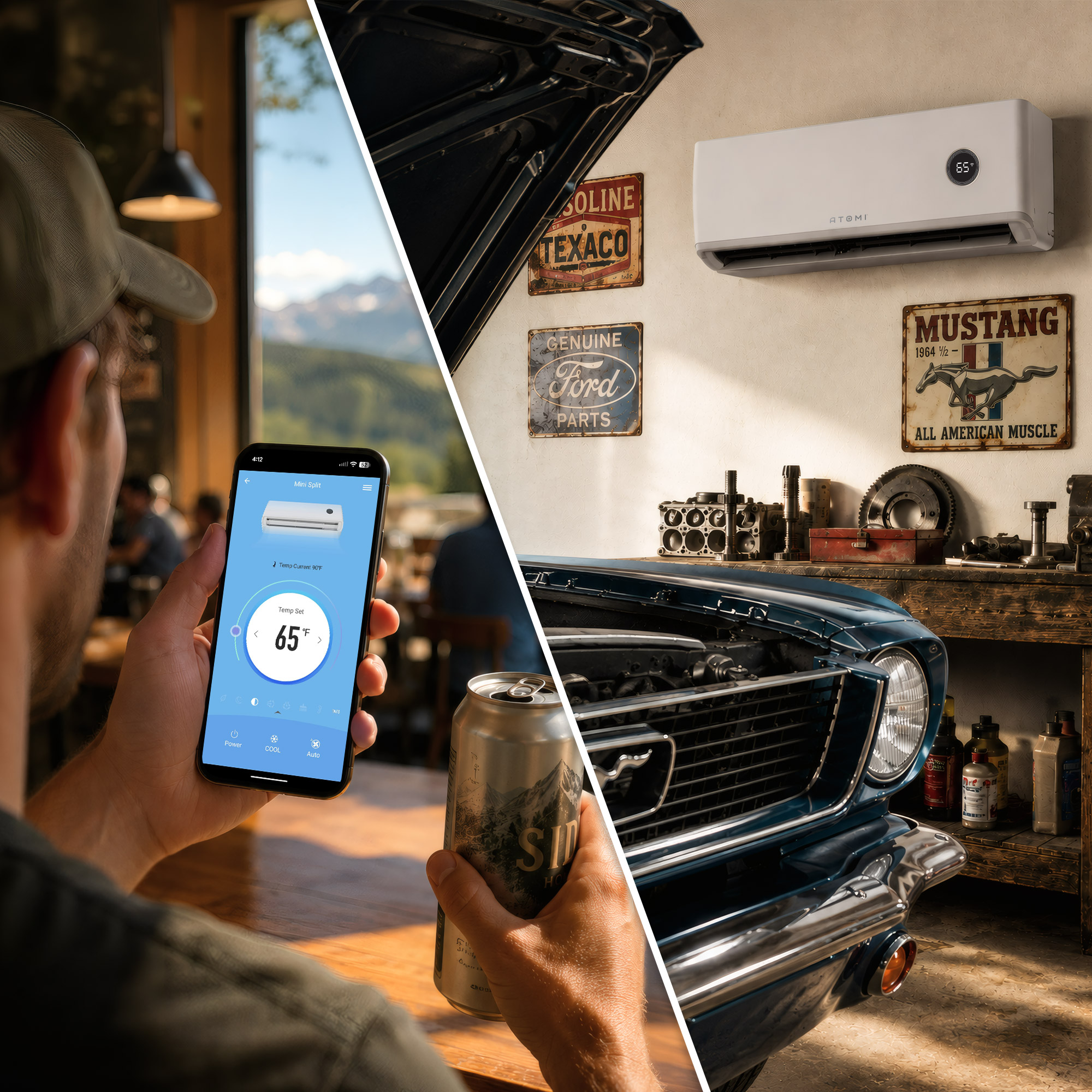 Atomi Smart 18K BTU Tempestas Smart Air Conditioner + Heater | Costco