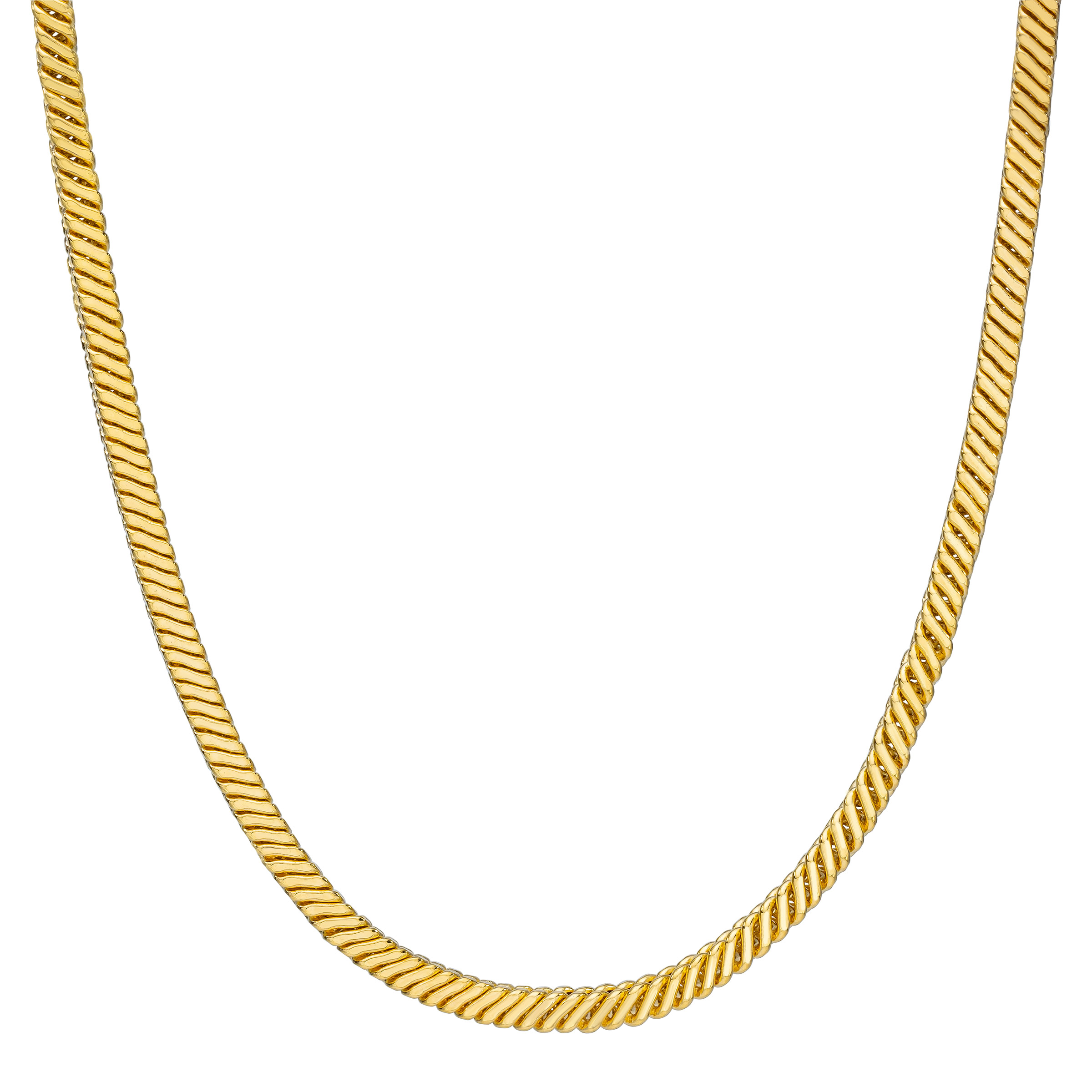 18kt Yellow Gold Snake Chain Necklace | Costco