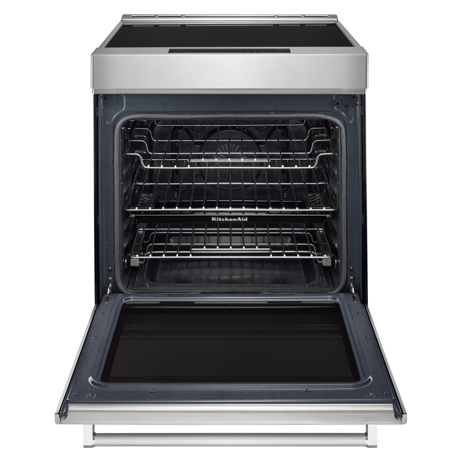 KitchenAid - Cuisinière à 4 éléments à induction en acier inoxydable de ...