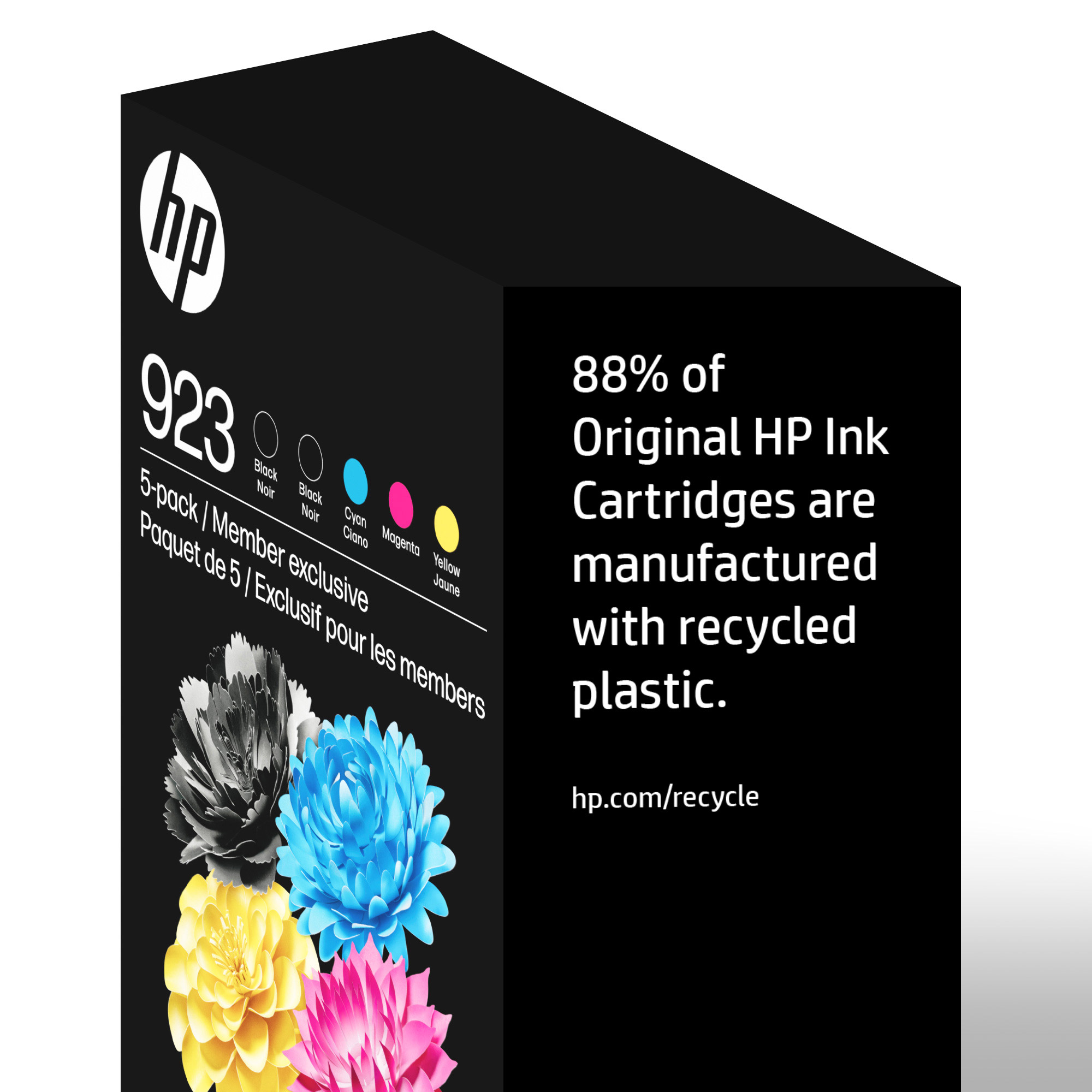 HP 923 5-pack Standard Capacity Ink Cartridges - Instant Ink Eligible ...