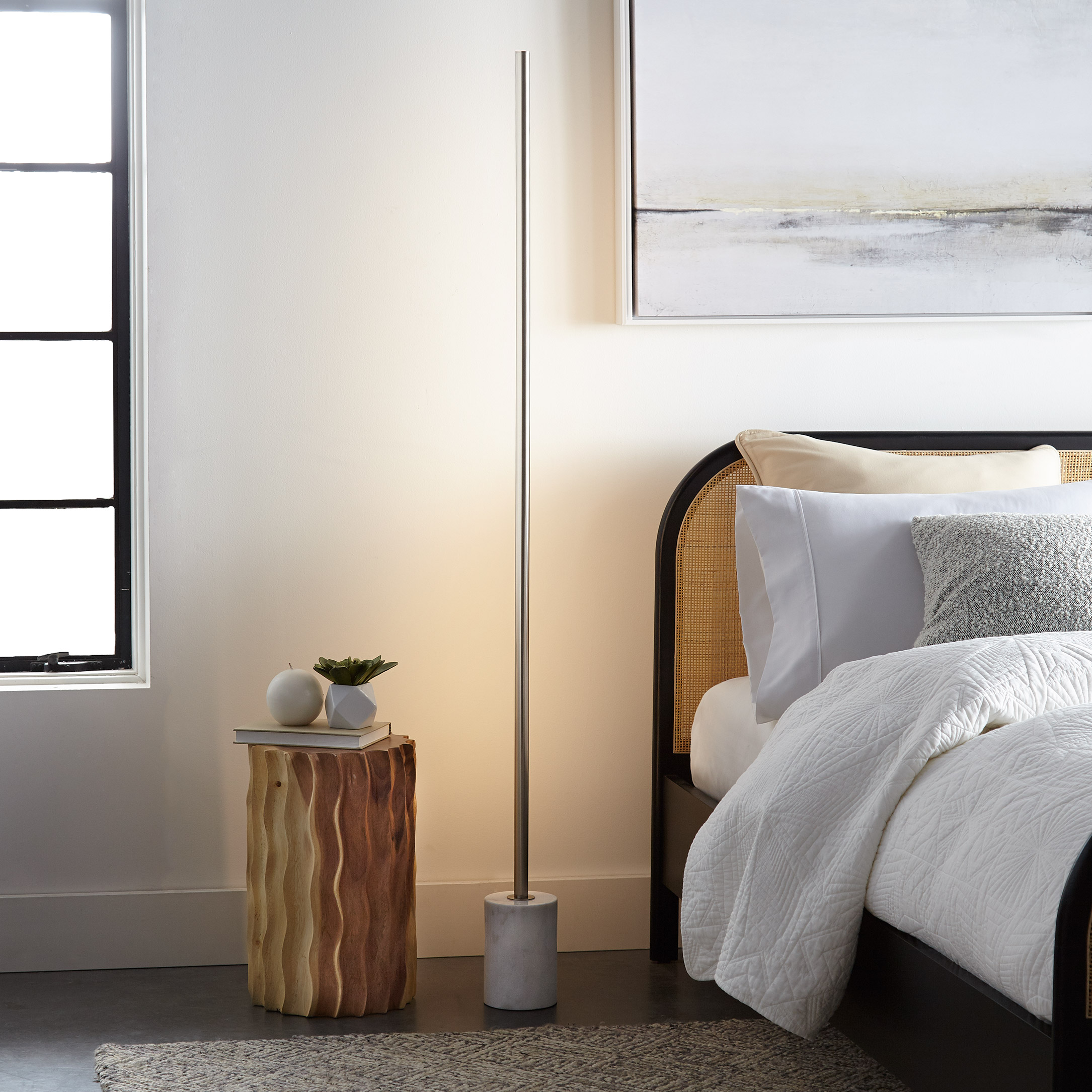 Stellar Marble Base LED Floor Lamp | Costco