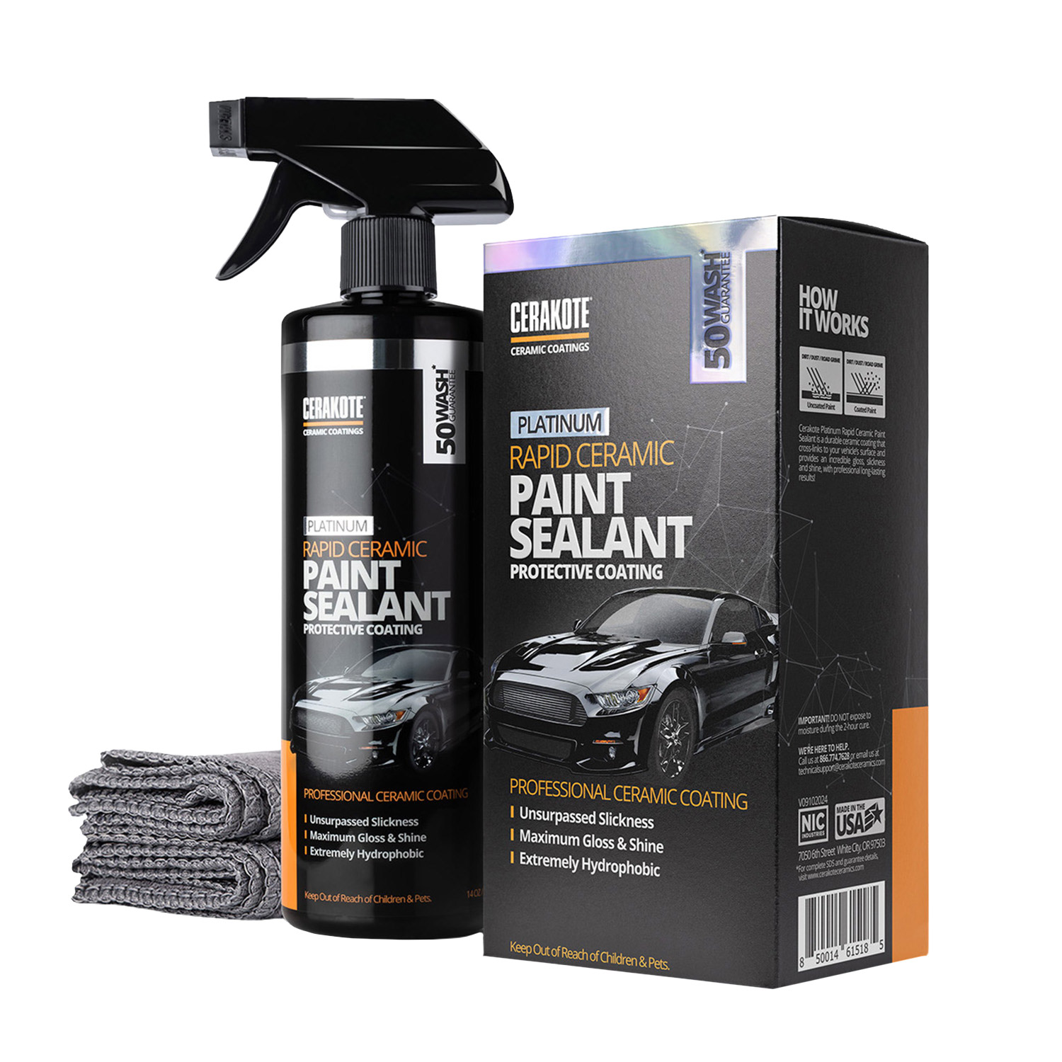 CERAKOTE Platinum Rapid Ceramic Paint Sealant 2-pack | Costco
