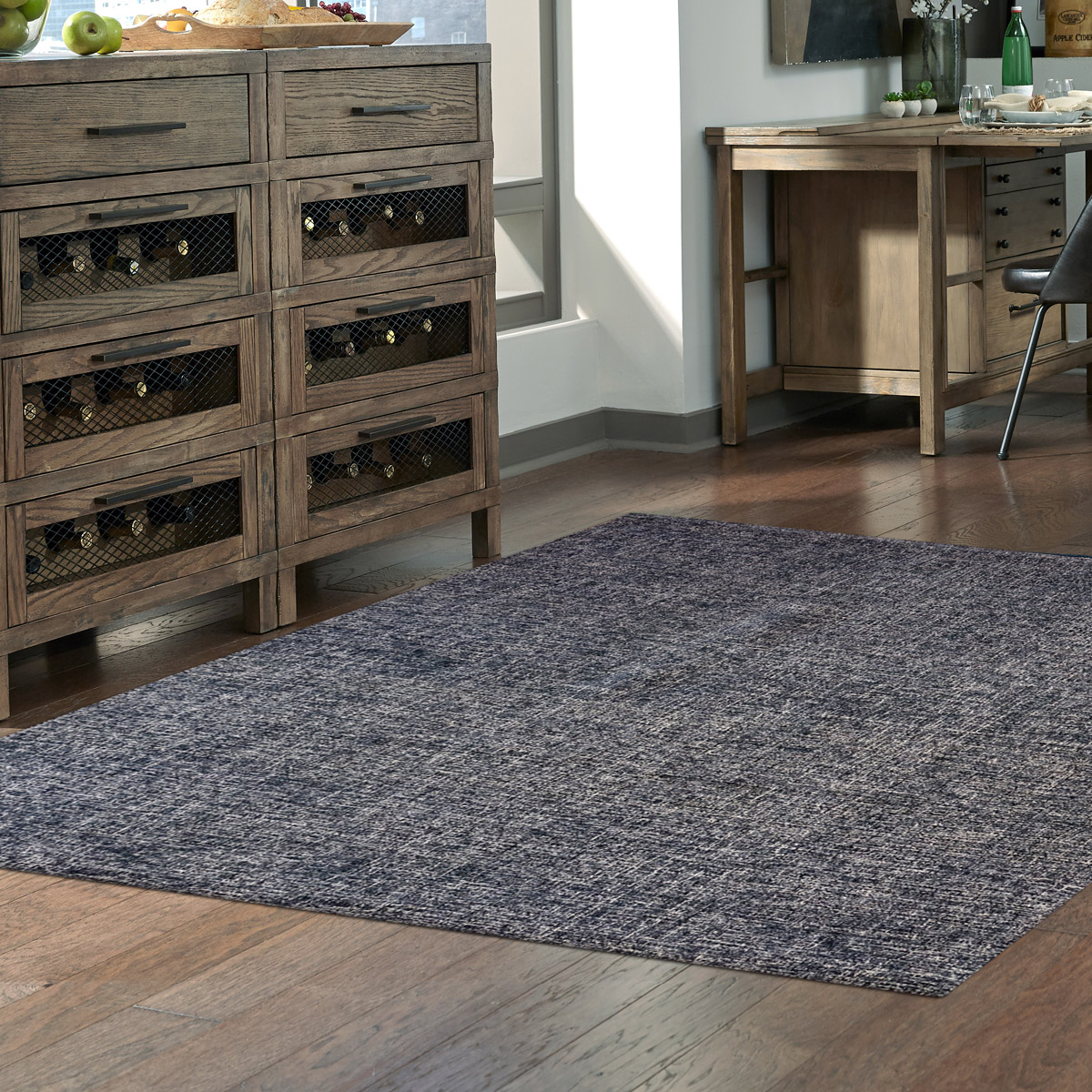 Colors of Nature Wool Area Rugs, Dark Blue | Costco