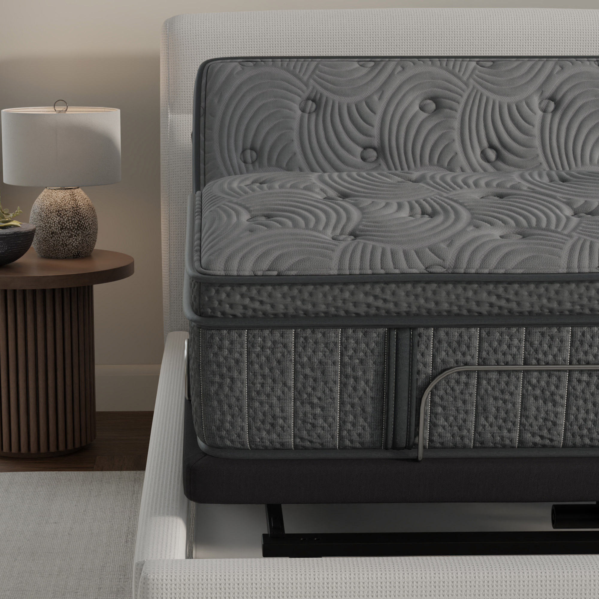 Sleep Science Solara 14" Hybrid Euro Top Memory Foam Mattress with ...