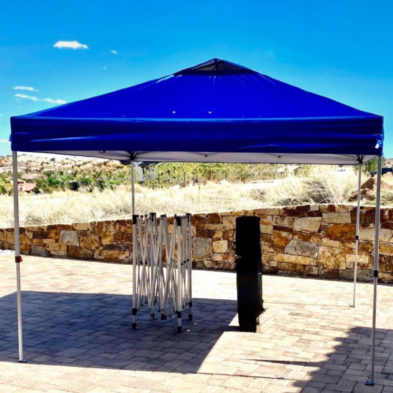 POPUP-SHADE 10'x10' Instant Canopy One-person Setup plus Wheel-bag | Costco