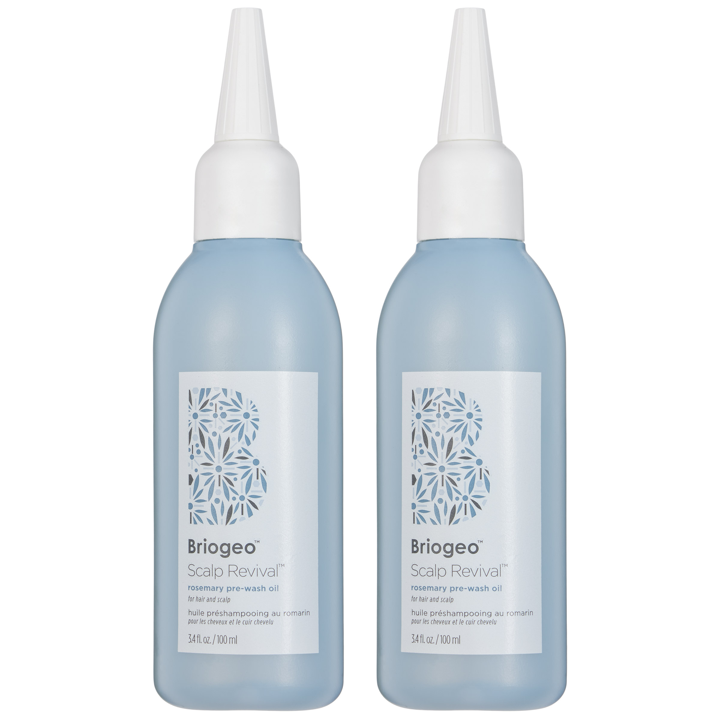 Briogeo Scalp Revival Rosemary Pre-Wash Oil, 3.4 fl oz, 2-pack | Costco
