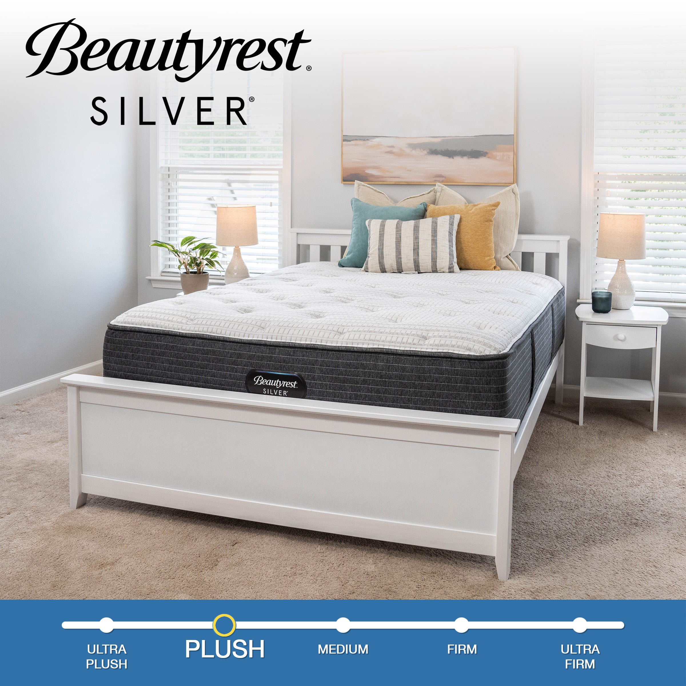 Beautyrest 14 5 Silver Hybrid Dualcool Plush Mattress