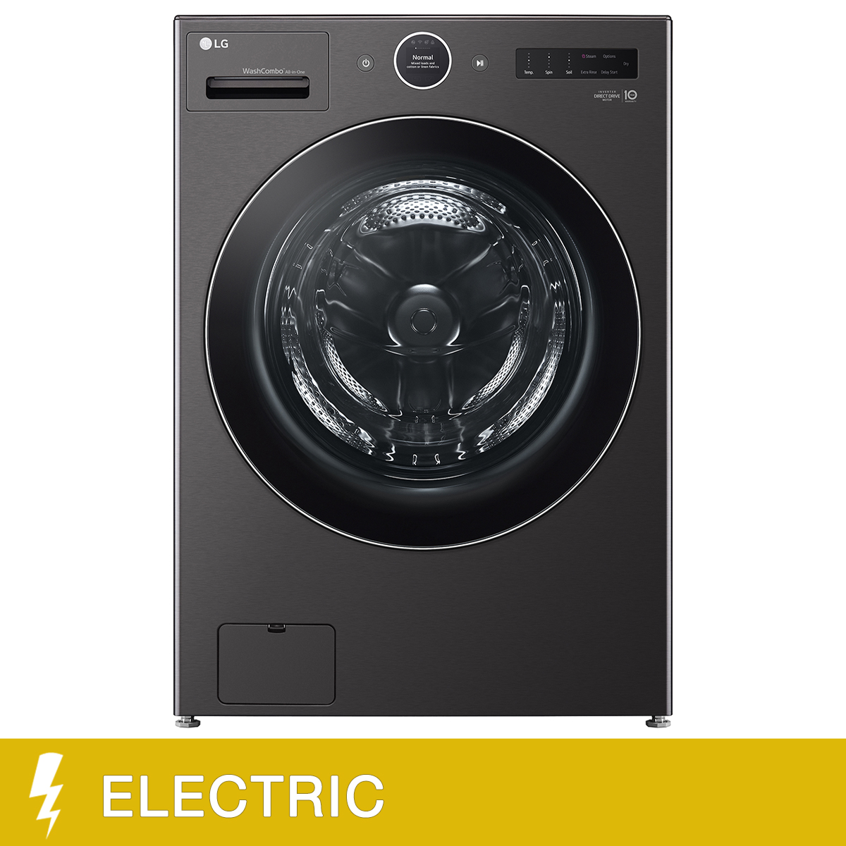 LG 27 in. 5.7 cu. ft. All-In-One Washer/Dryer with 2 Hour Wash and Dry ...