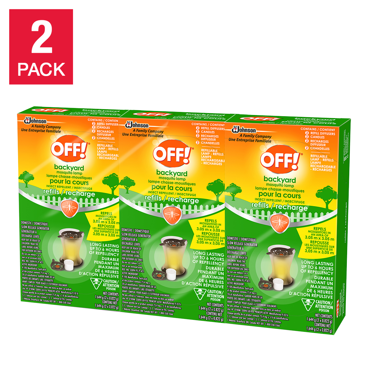 OFF! Mosquito Lamp Refills - 2-packs of 6 refills | Costco