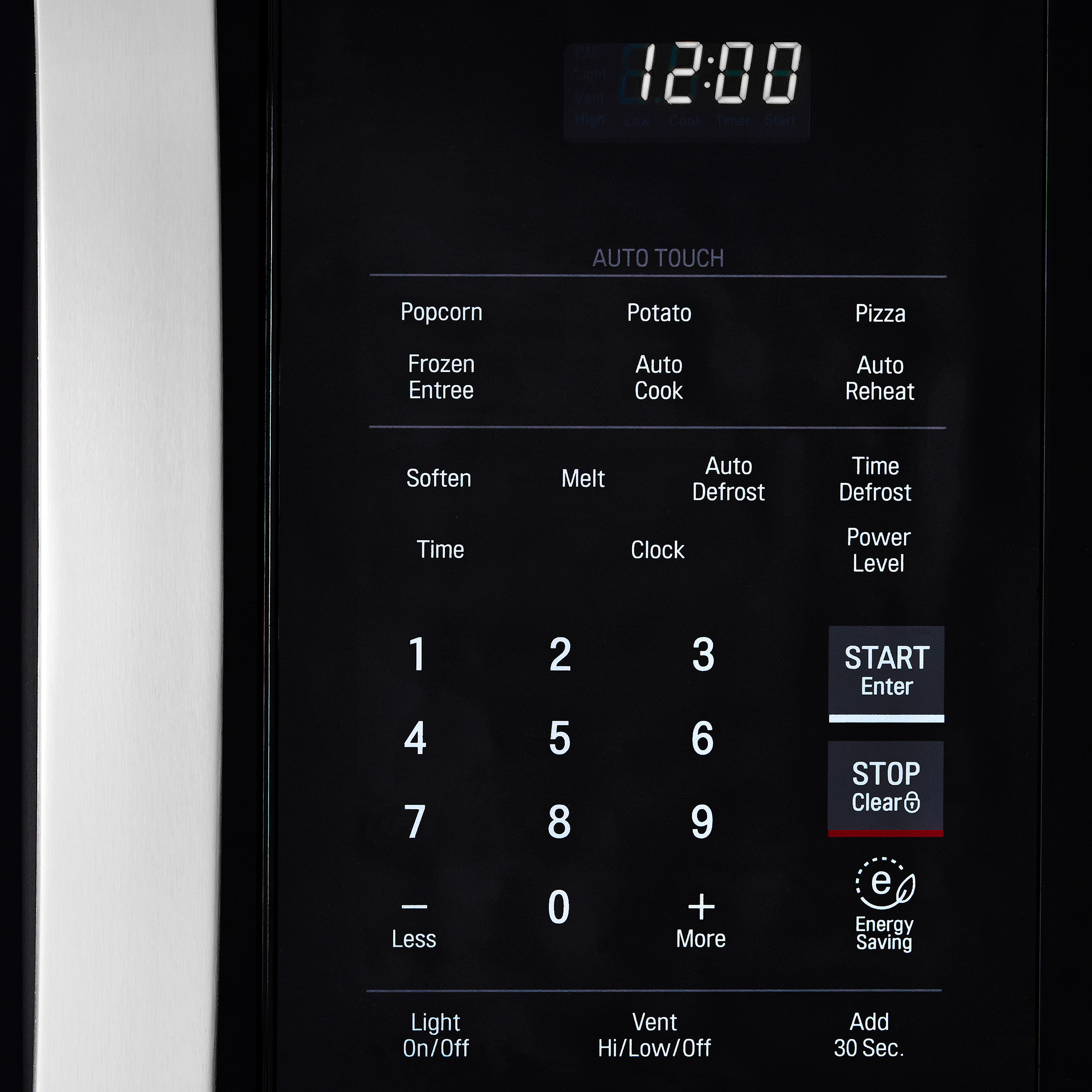 LG 1.7 cu. ft. Stainless-steel Over-the-range Microwave with EasyClean ...
