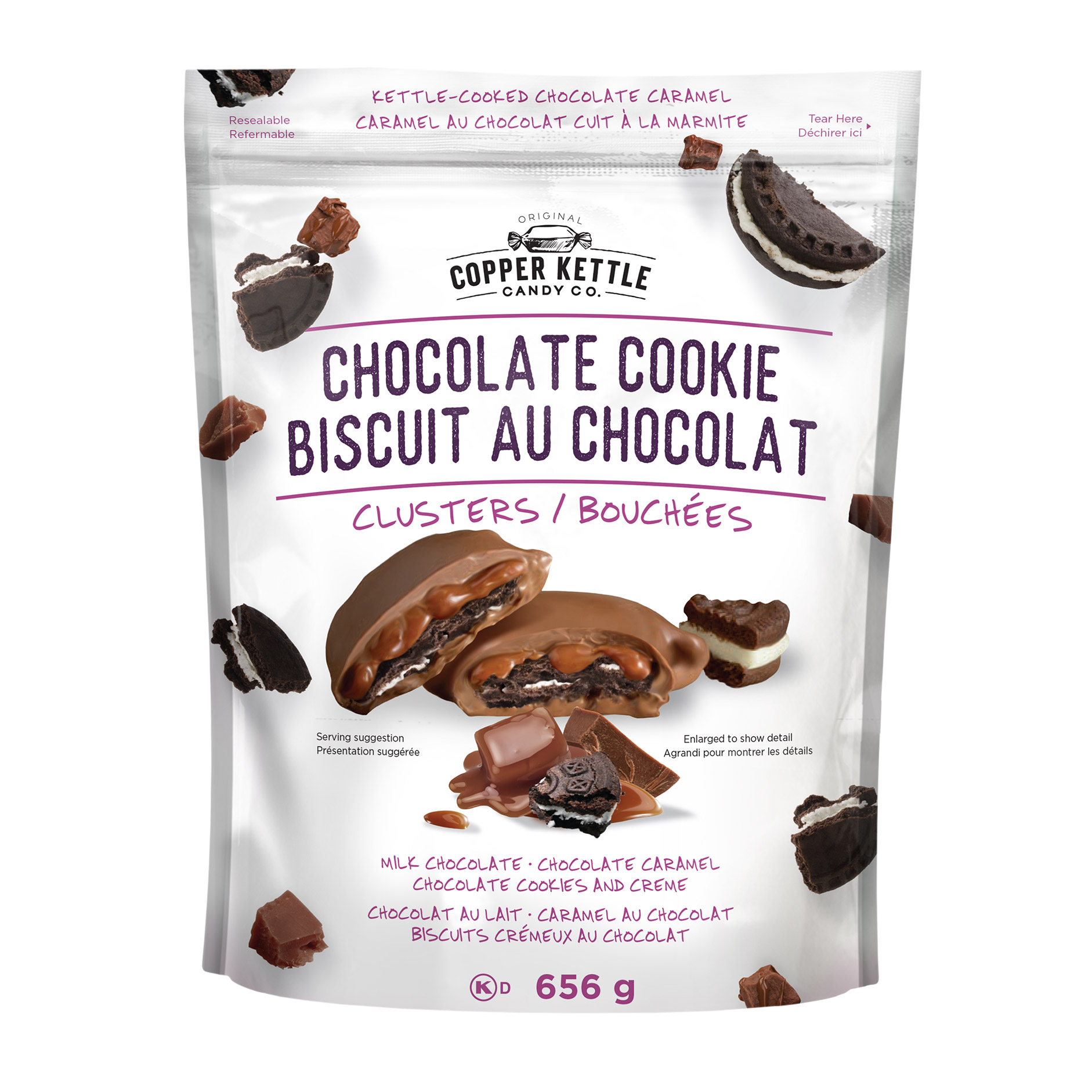 Copper Kettle Candy Co. Chocolate Cookie Clusters, 656 g | Costco
