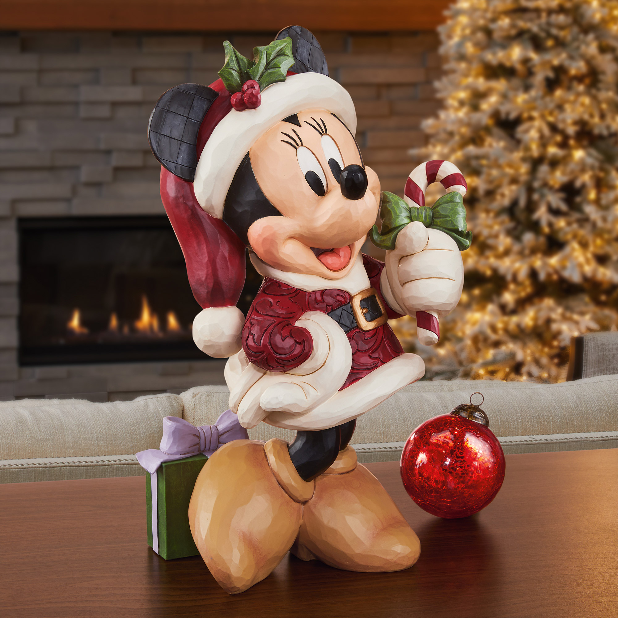 Christmas Minnie Mouse by Jim Shore 43.2 cm (17 in.) | Costco