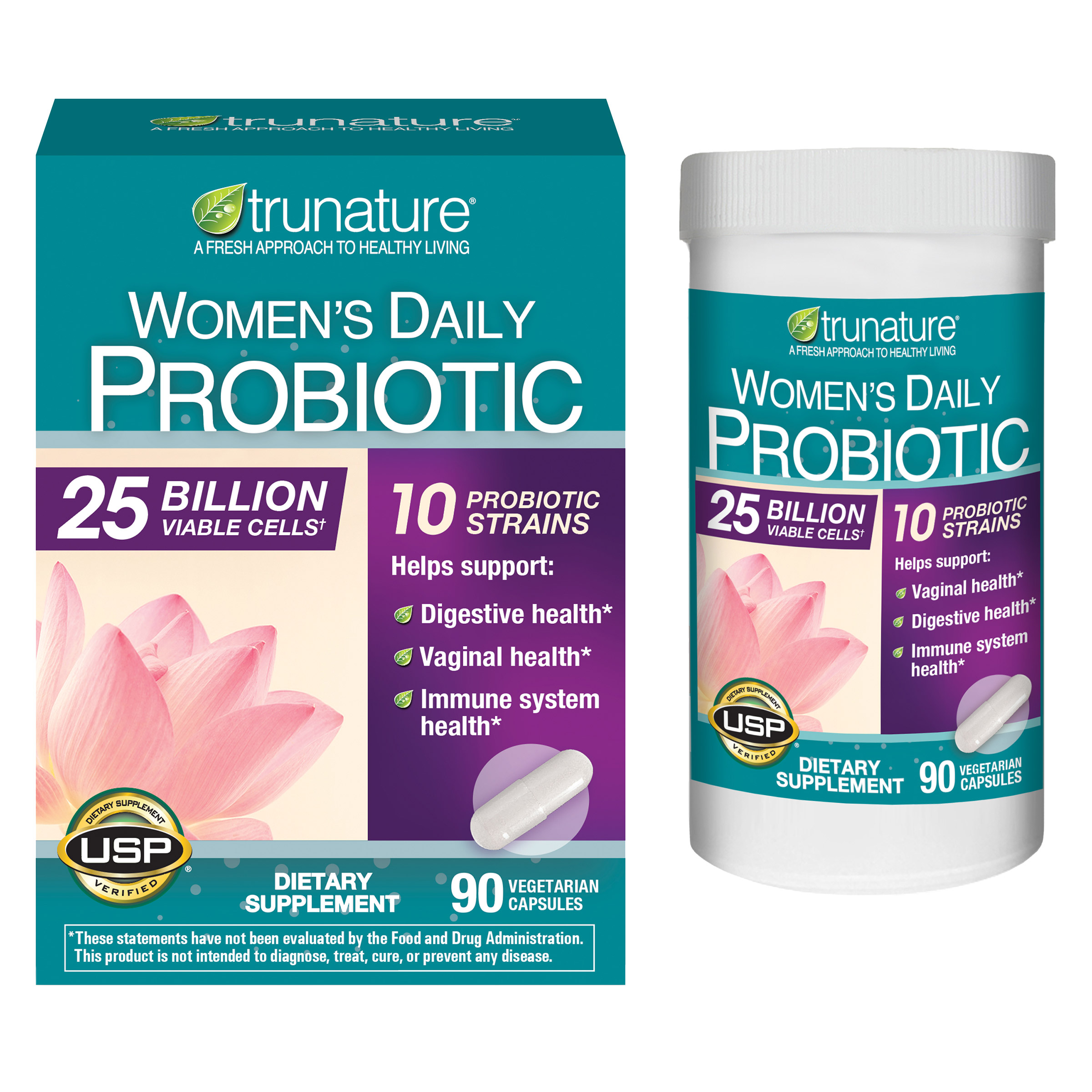 trunature Women's Daily Probiotic, 90 Vegetarian Capsules | Costco