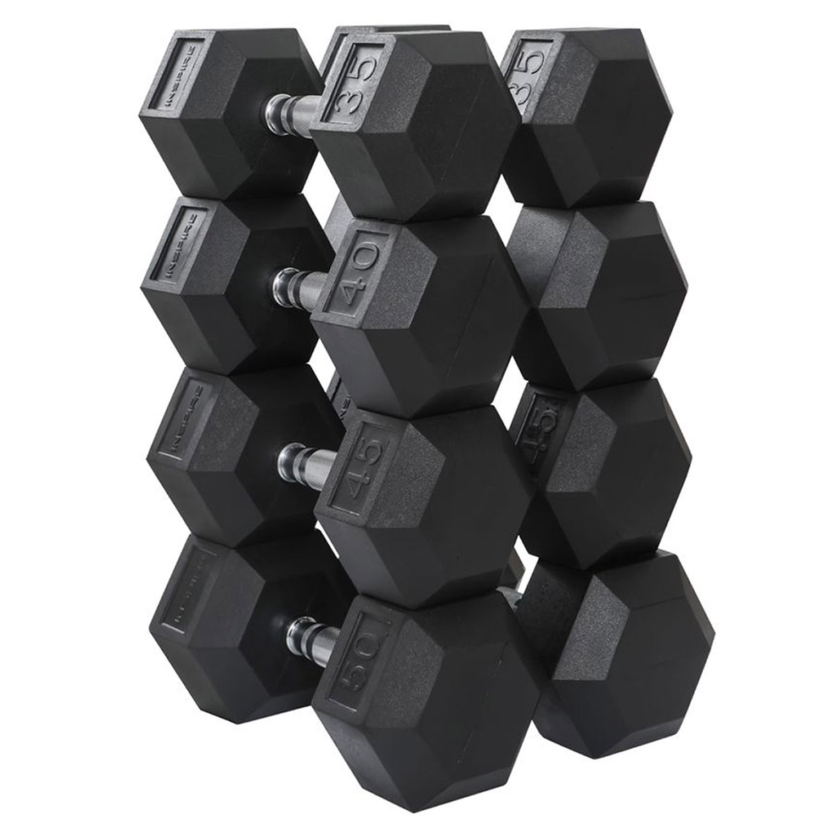 Inspire Fitness Dumbbell Set, 35 - 50 lbs | Costco