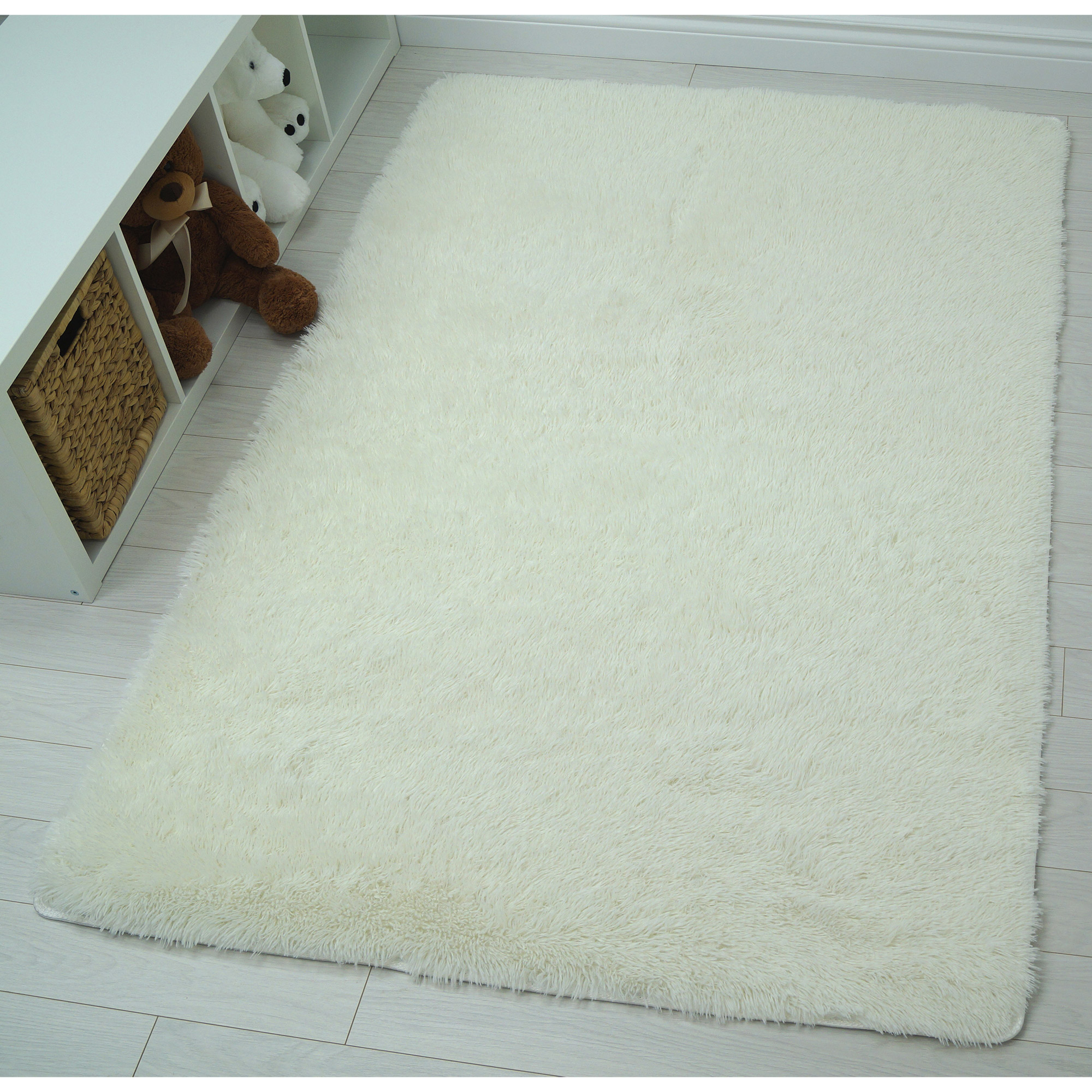 CAM Living Fluffy White Shag Area Rug | Costco