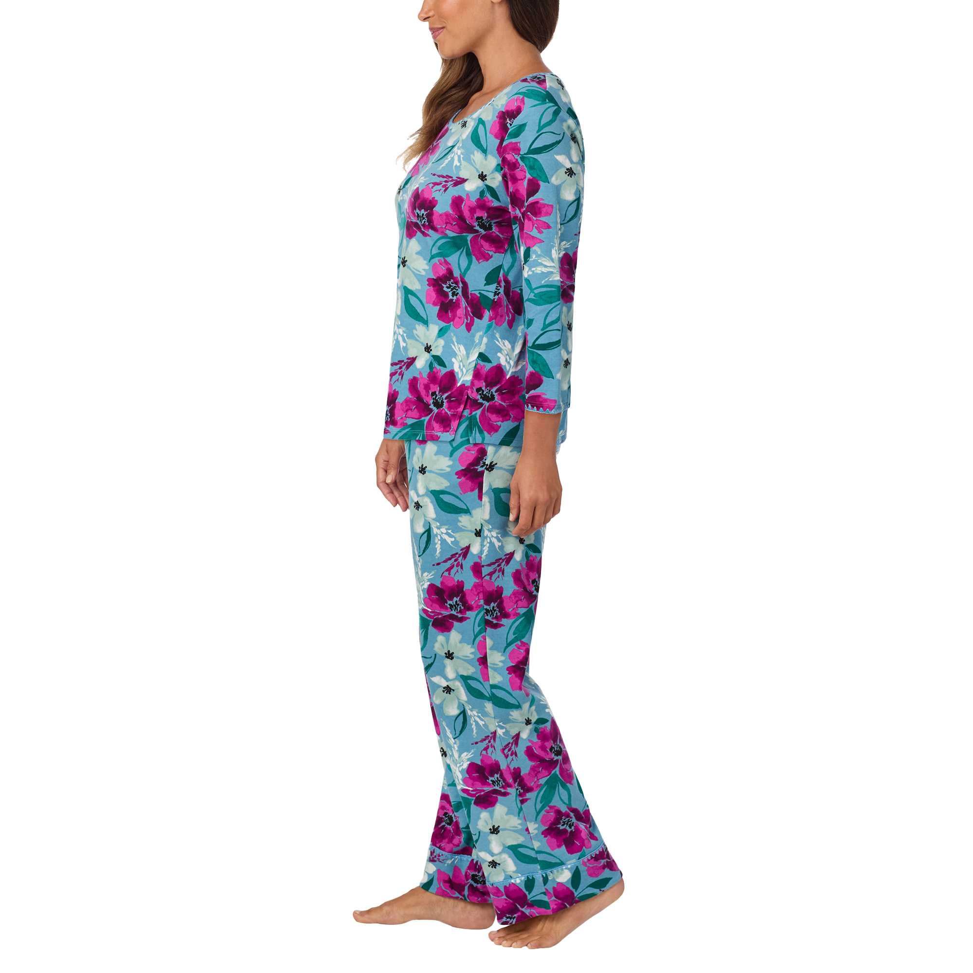 Carole Hochman Midnight Women's 3-Piece Cotton PJ Set | Costco