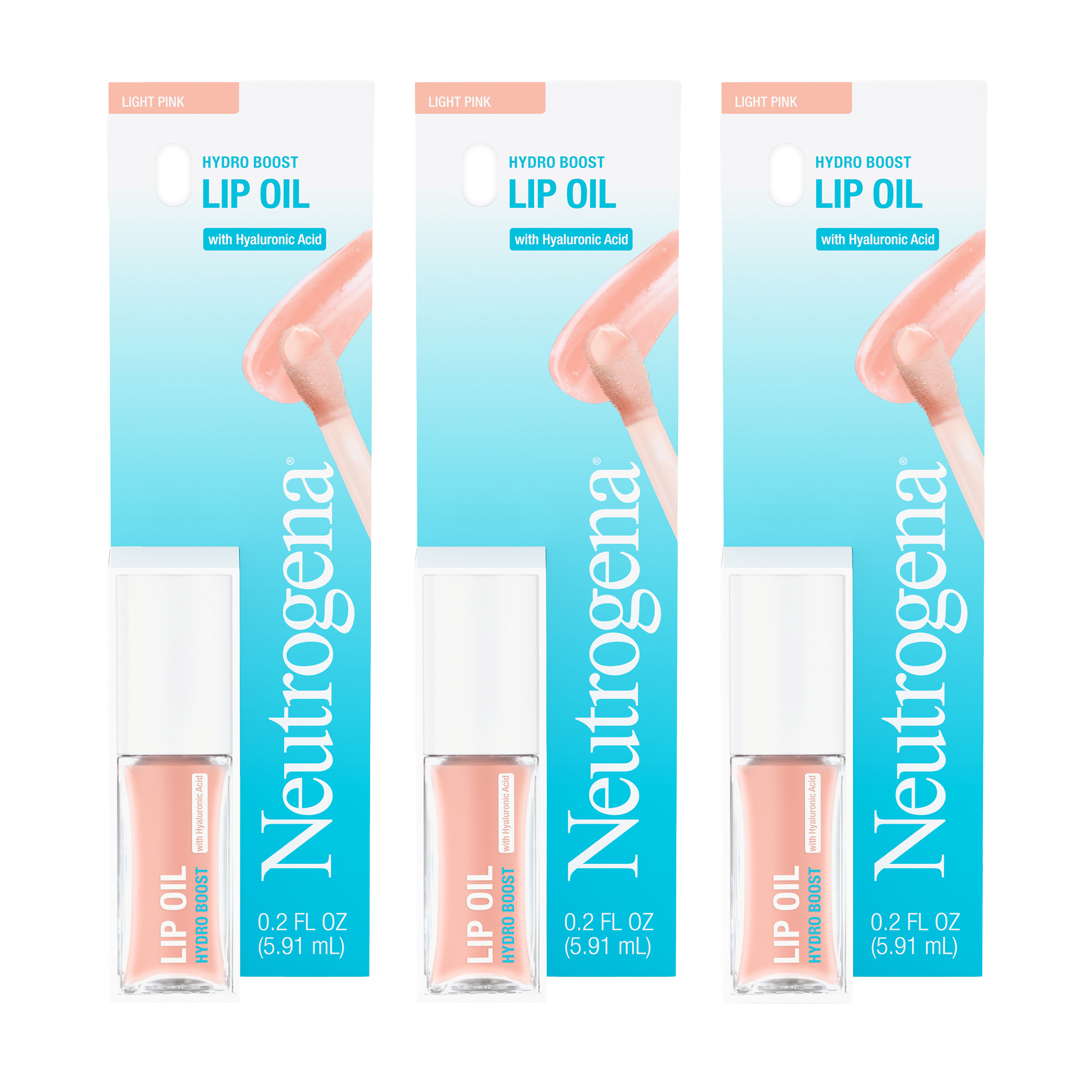 Neutrogena Hydro Boost Lip Oil, 0.2 fl oz, 3-pack | Costco