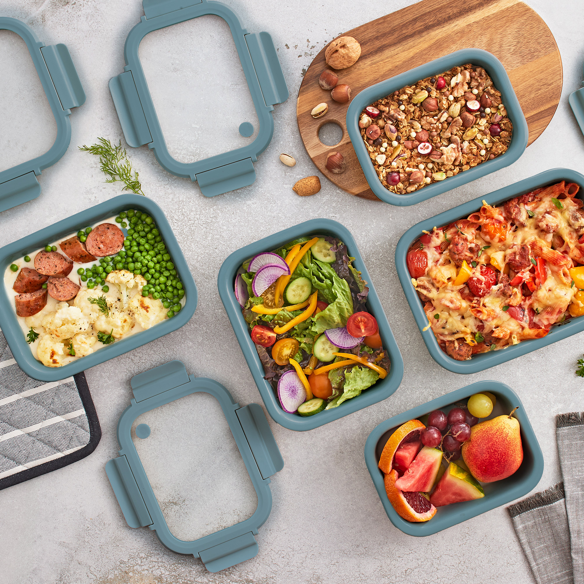 Safdie & Co. 10-piece Ceramic Food Storage Set | Costco