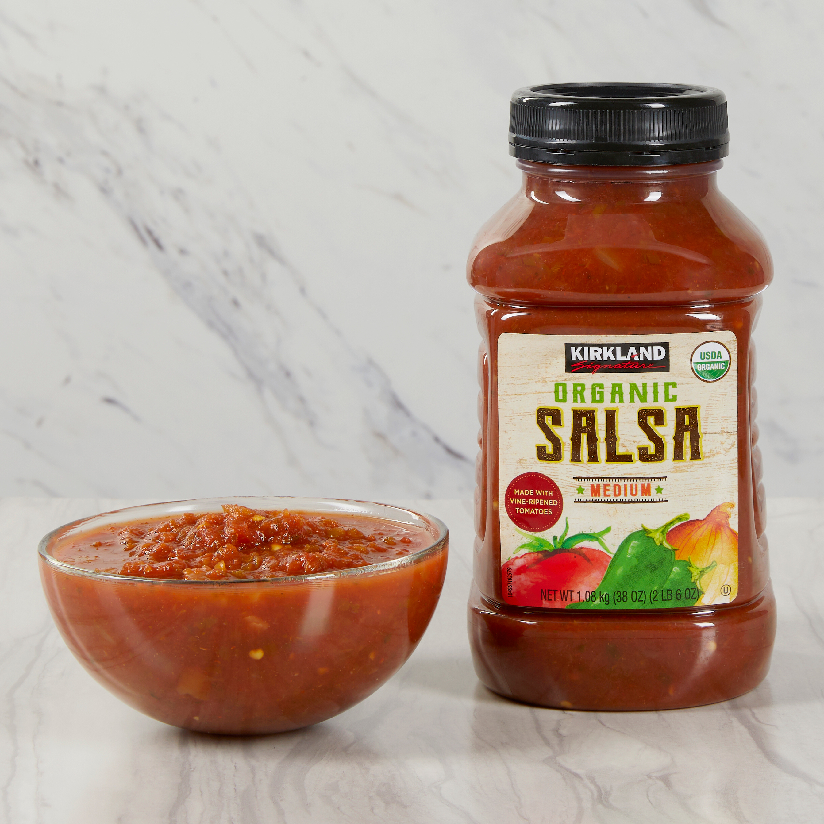 Kirkland Signature Organic Salsa, Medium, 38 oz, 2 ct | Costco