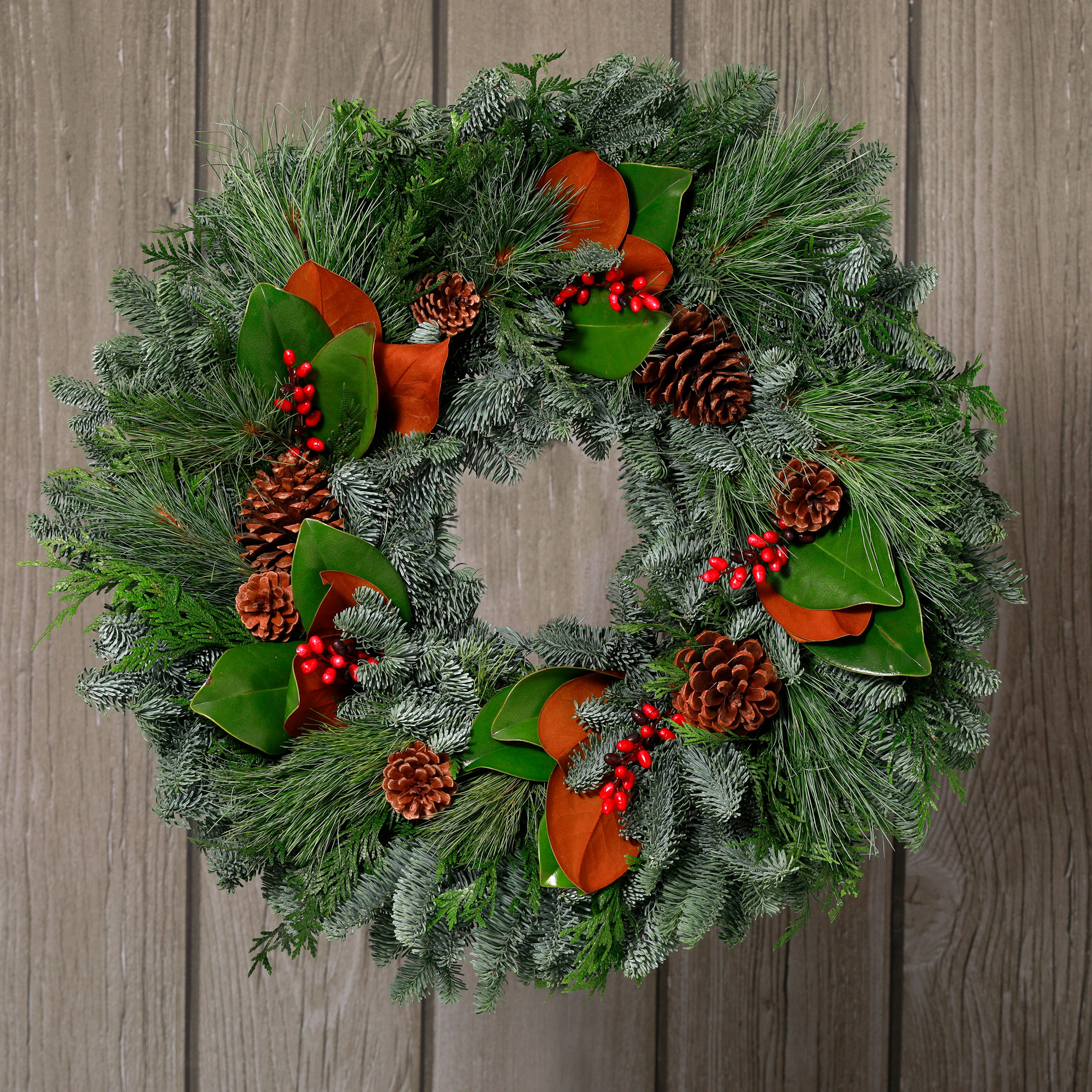 Magnolia Berry Wreath | Costco