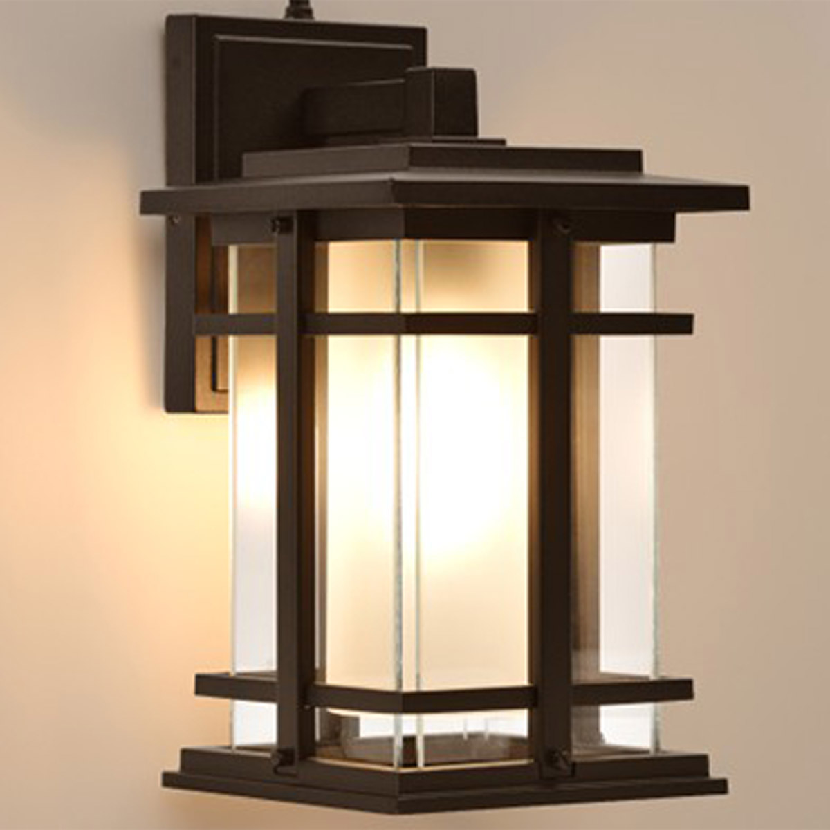LUTEC Craftsman Style Outdoor LED Wall Lantern | Costco