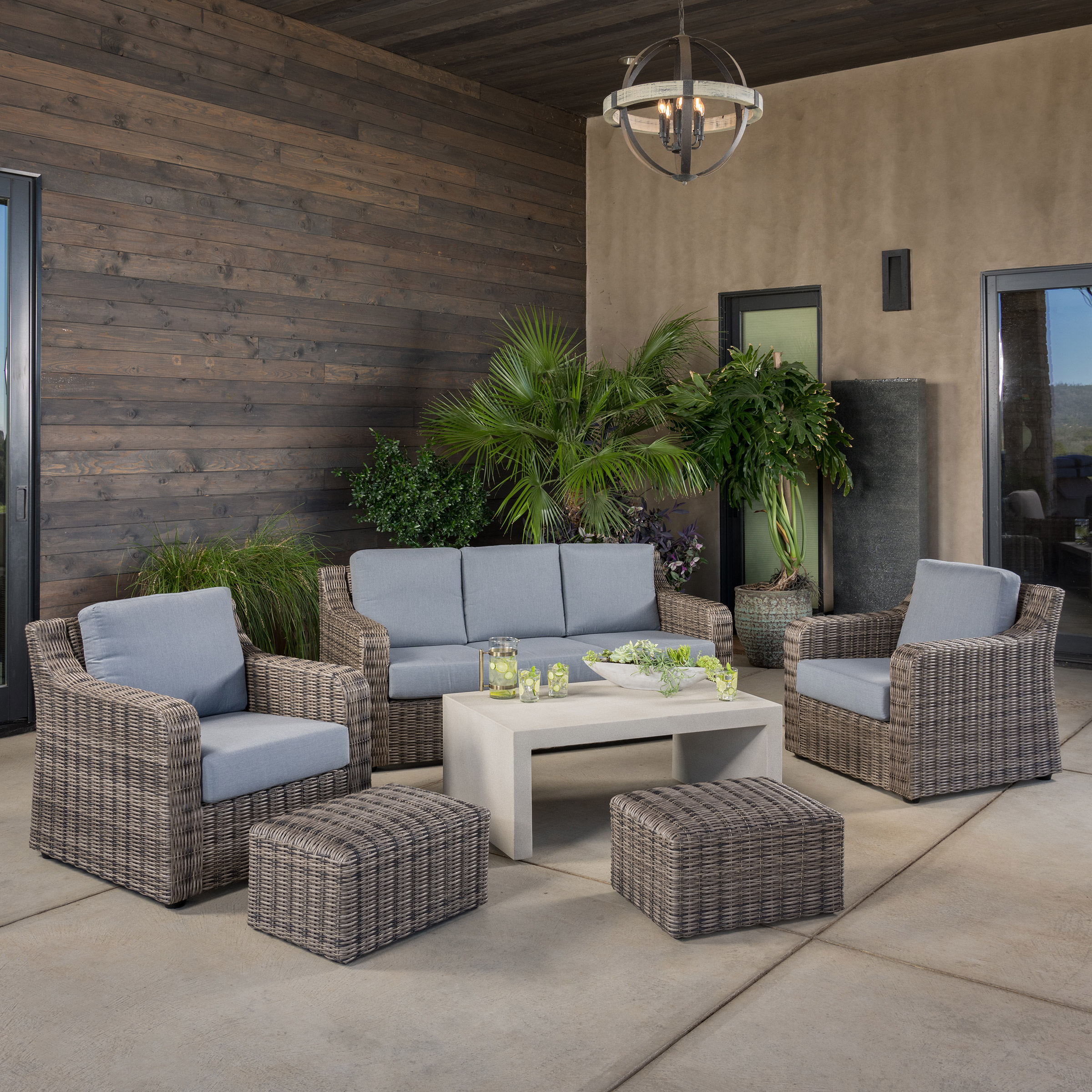 SunVilla Kent 6-piece Outdoor Patio Seating Set | Costco