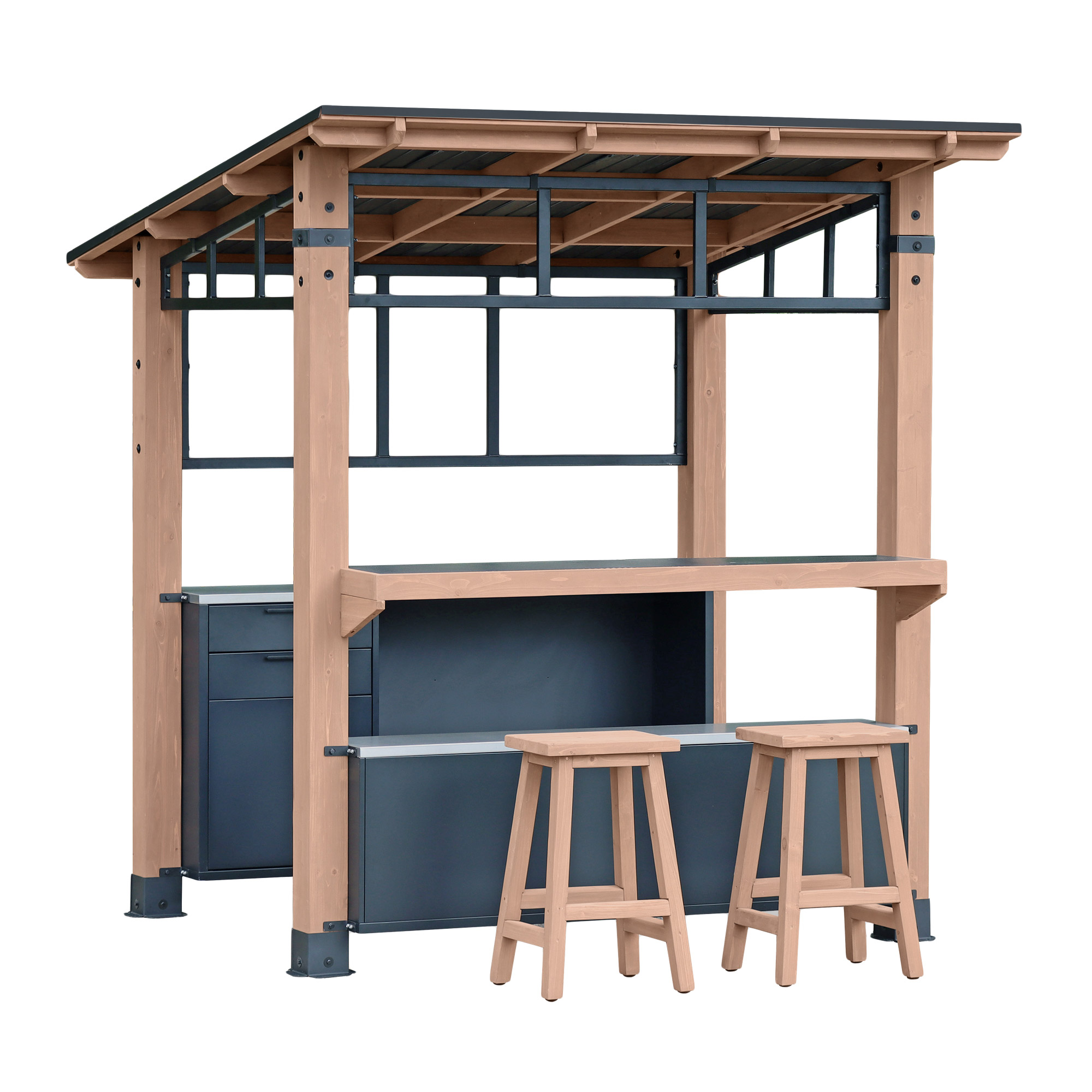 Yardistry 7.6 ft. x 7.6 ft. Backyard Cantina | Costco