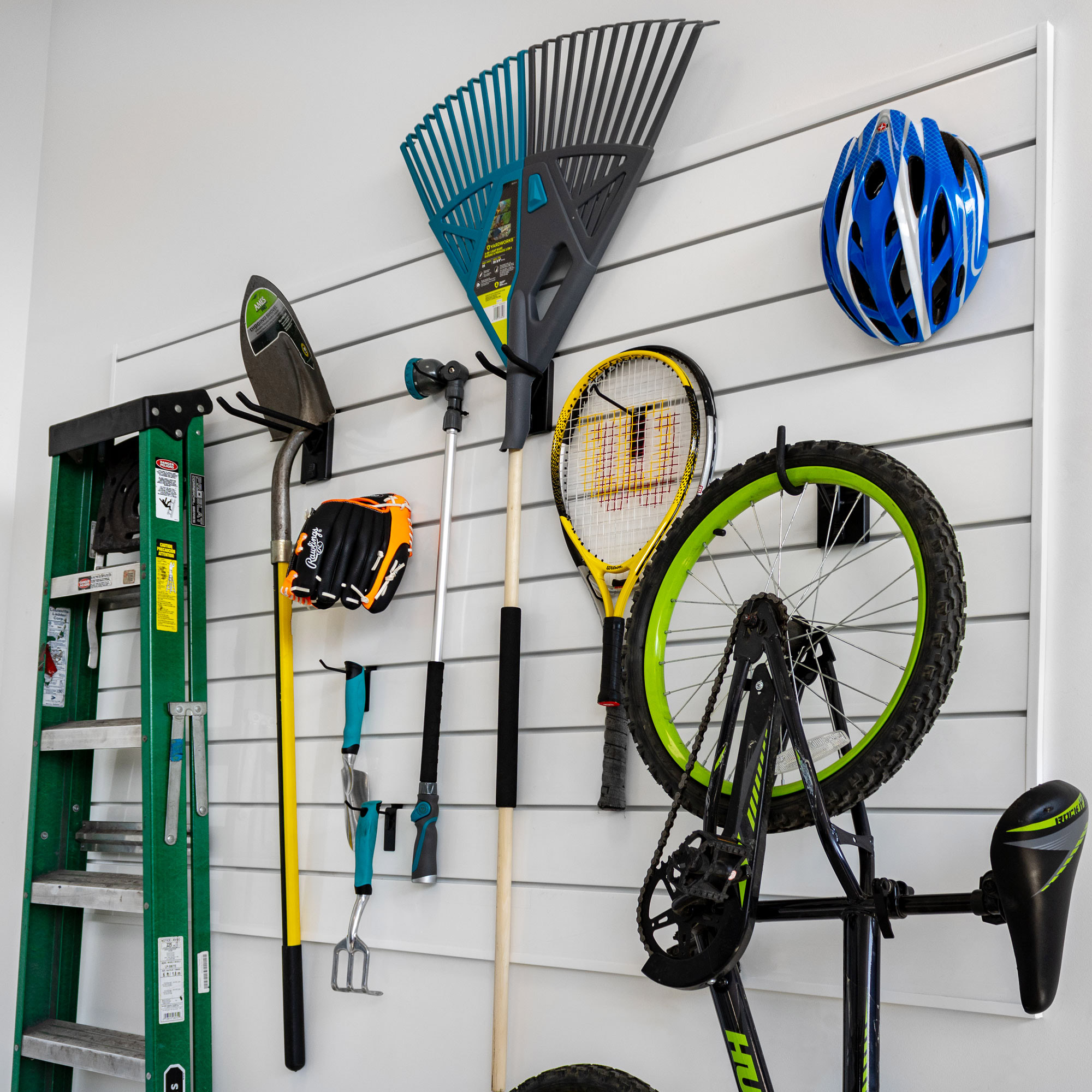 Proslat PVC Slatwall Kit with Black Hooks | Costco