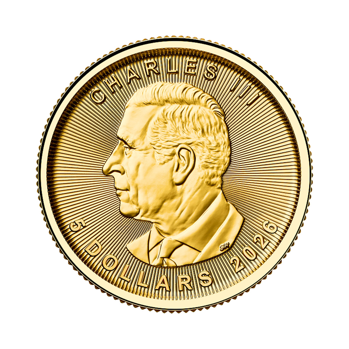 1/10 oz. 2026 Royal Canadian Mint Canadian Maple Leaf Gold Bullion Coin ...