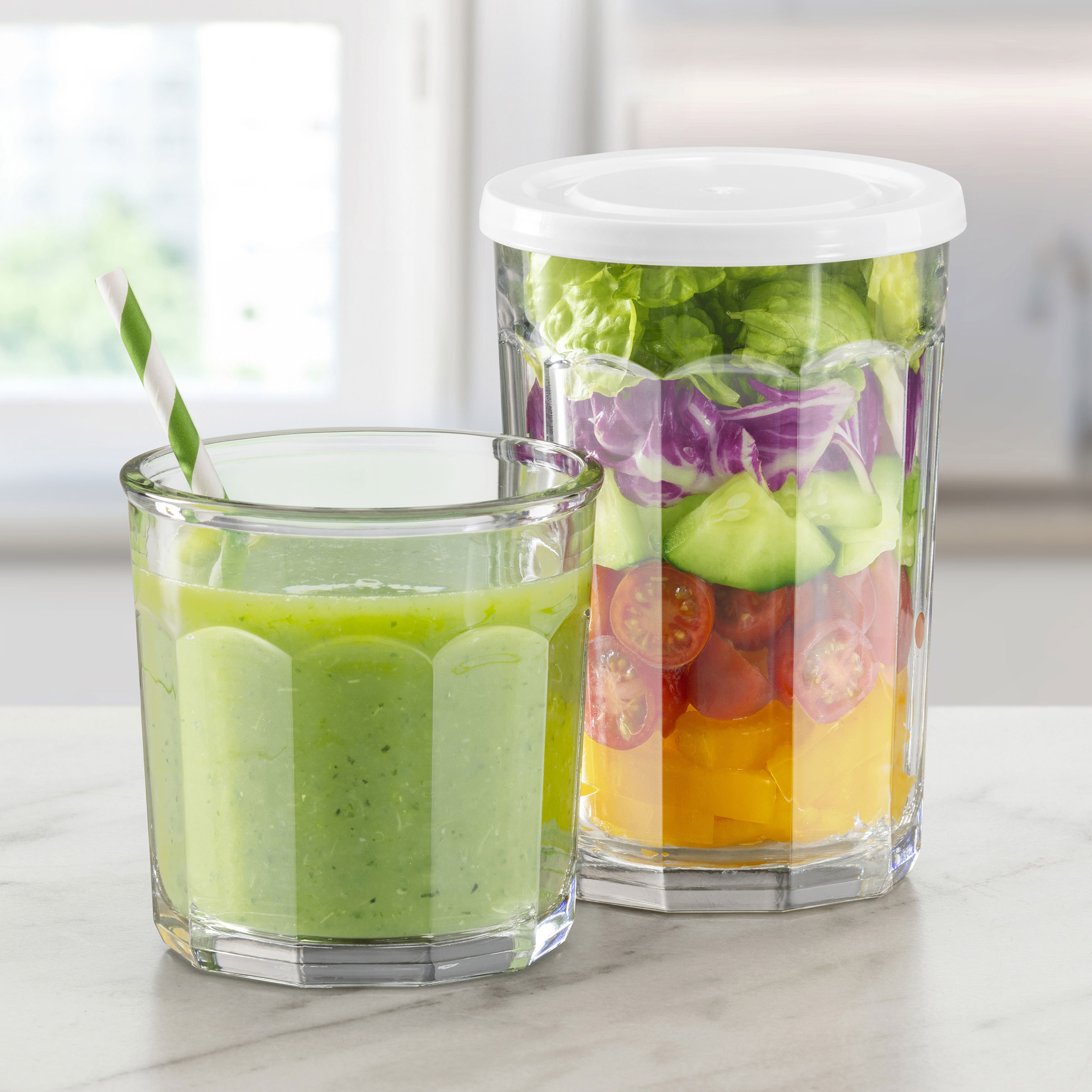 Libbey Atria Glassware Set, 16 pieces | Costco