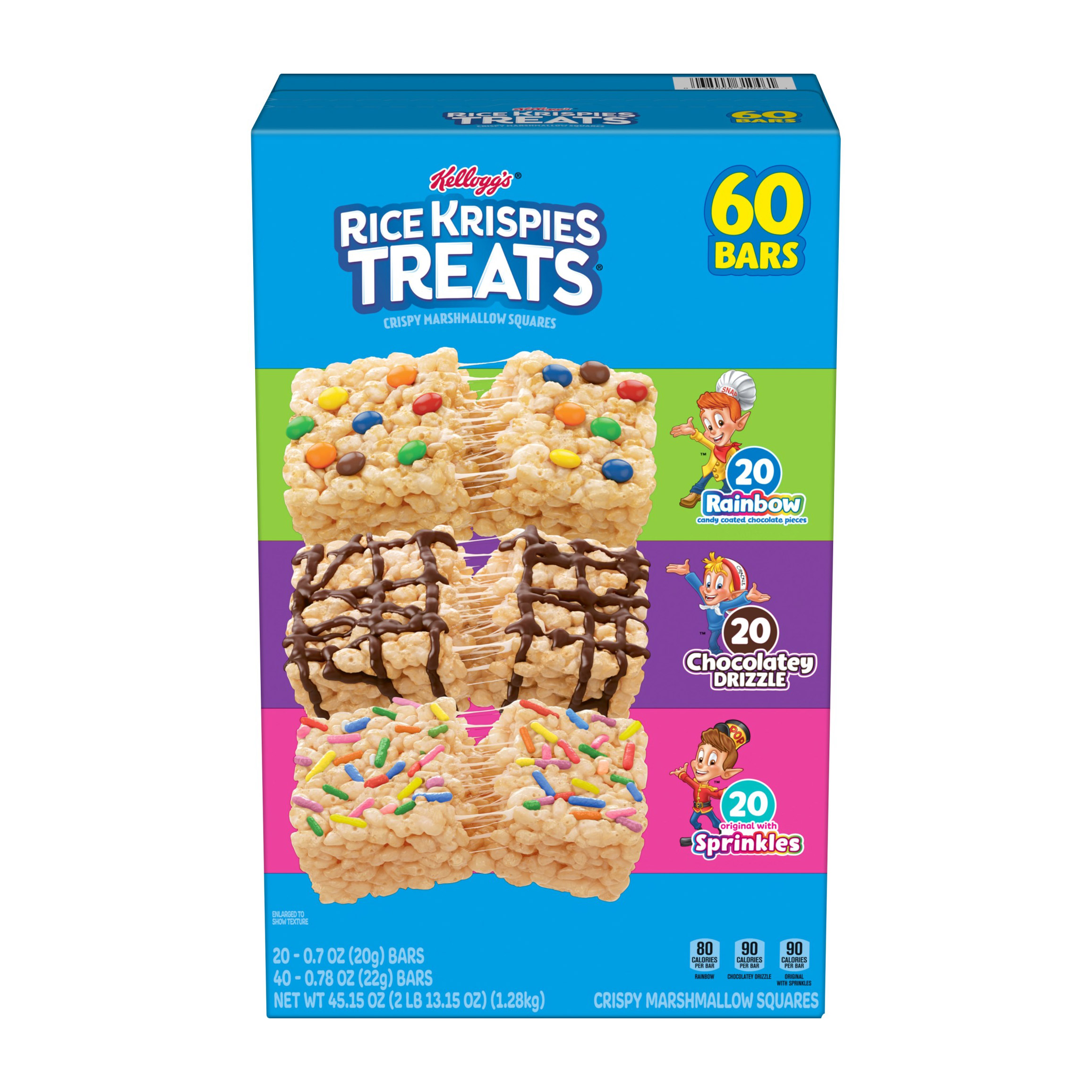 Kellogg's Rice Krispies Treats, Variety Pack, 60-count | Costco
