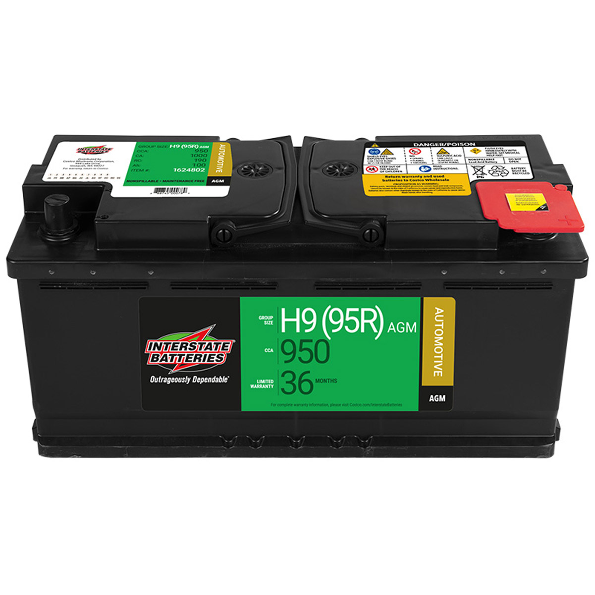 Interstate Batteries Automotive AGM Battery | Costco