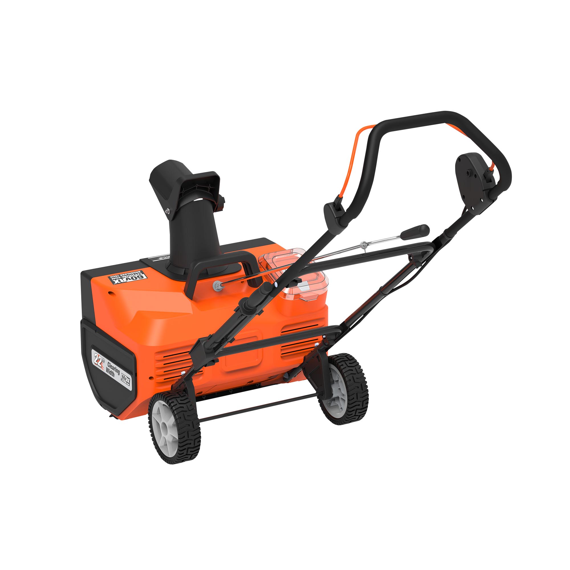Yardforce 60v 22" Snow Thrower with 4.0Ah Battery and Rapid Charger ...
