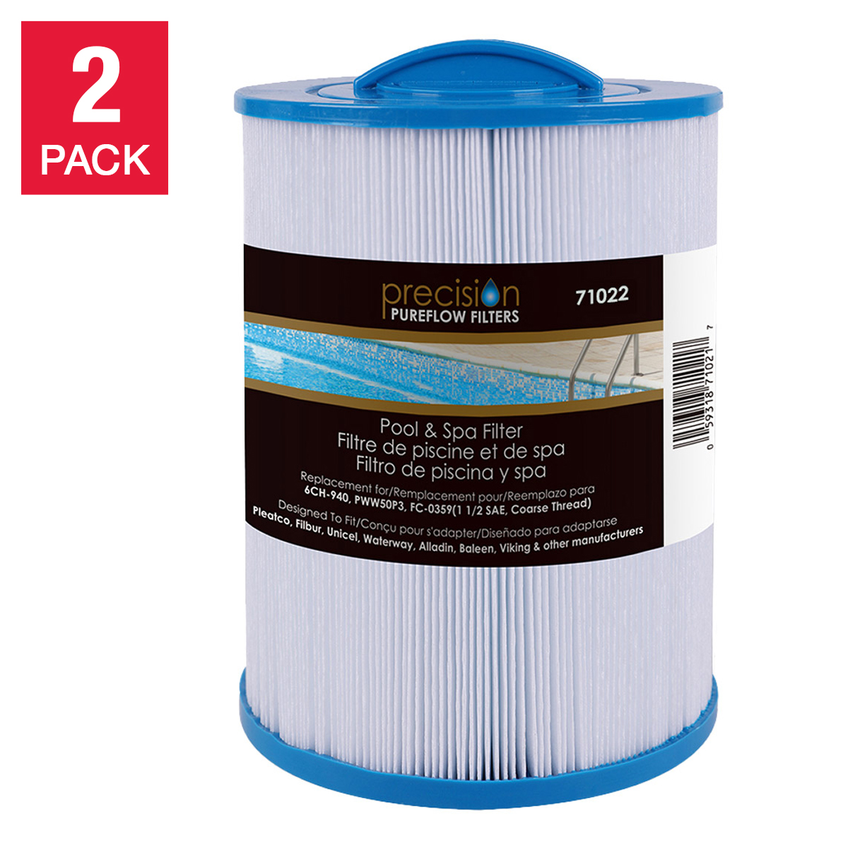 Precision Pureflow 71022 Spa Filter | Costco