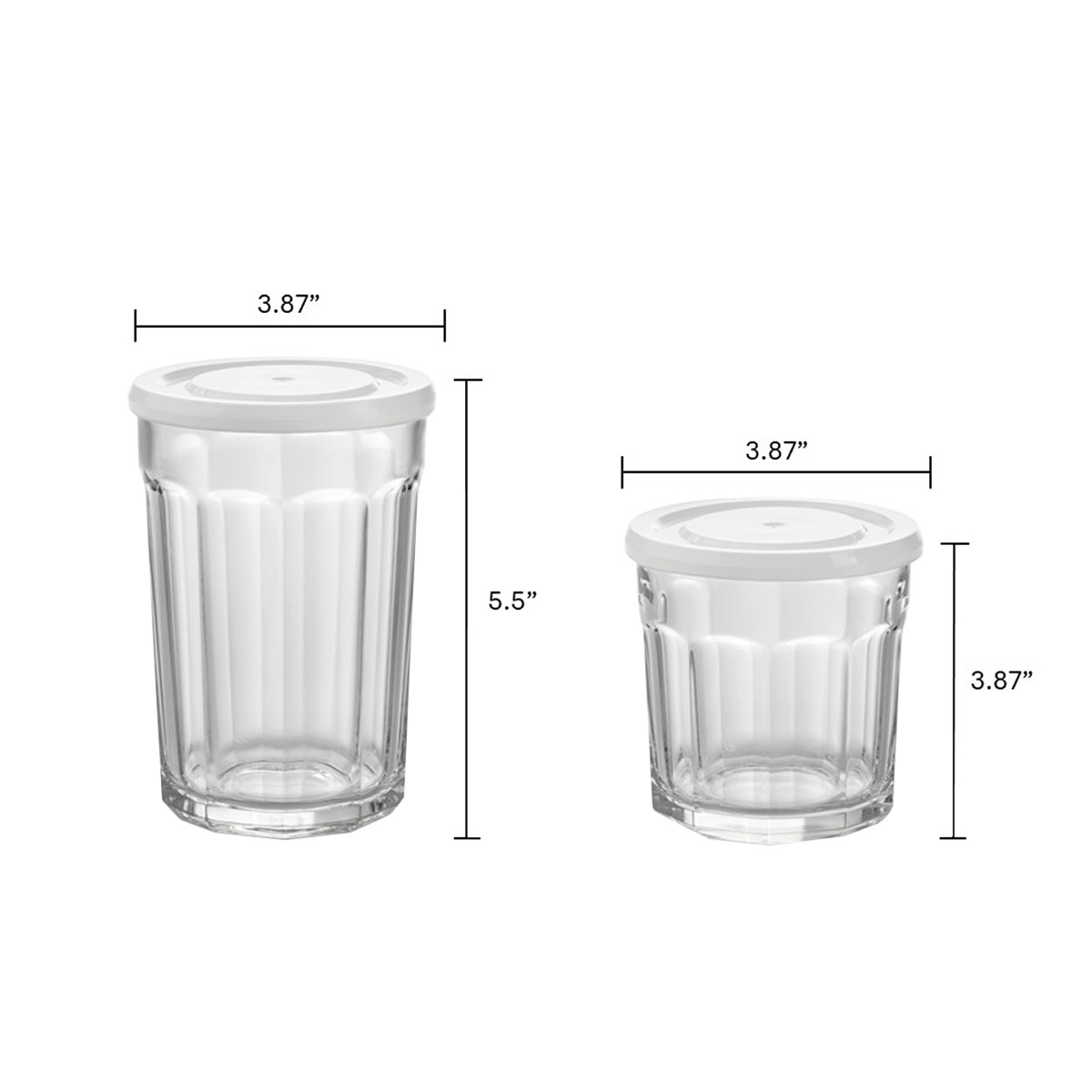 Libbey Atria 16pc Glassware Set with Lids | Costco