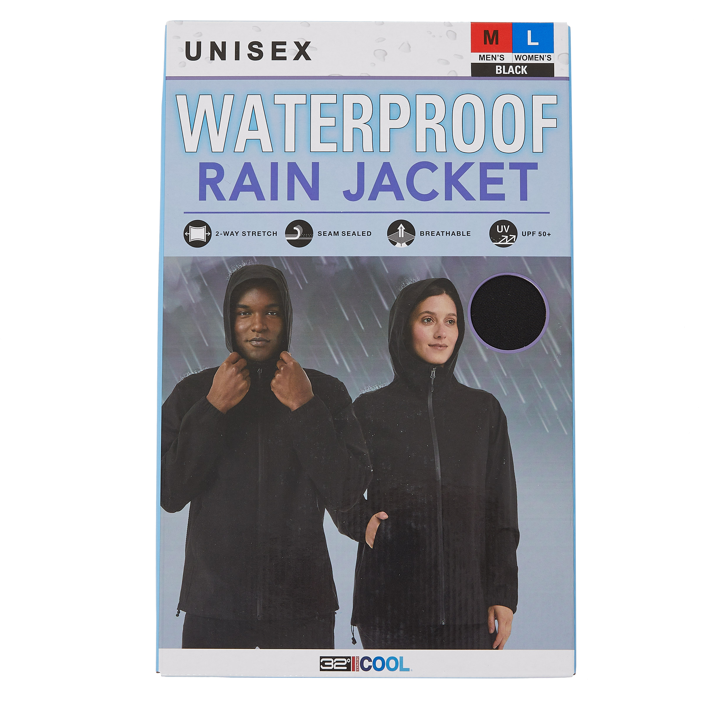 32 Degrees Unisex Rain Jacket | Costco