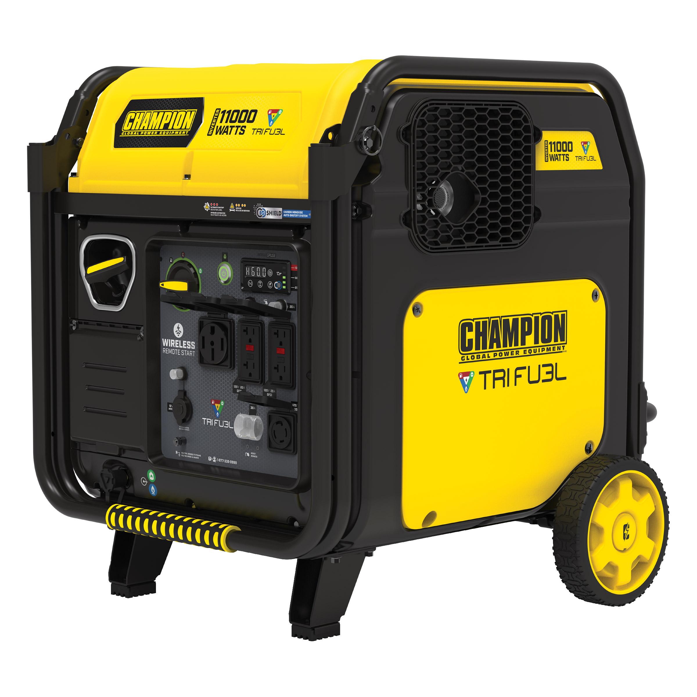 Champion 11000W Remote Start Tri-Fuel Portable Inverter Generator | Costco