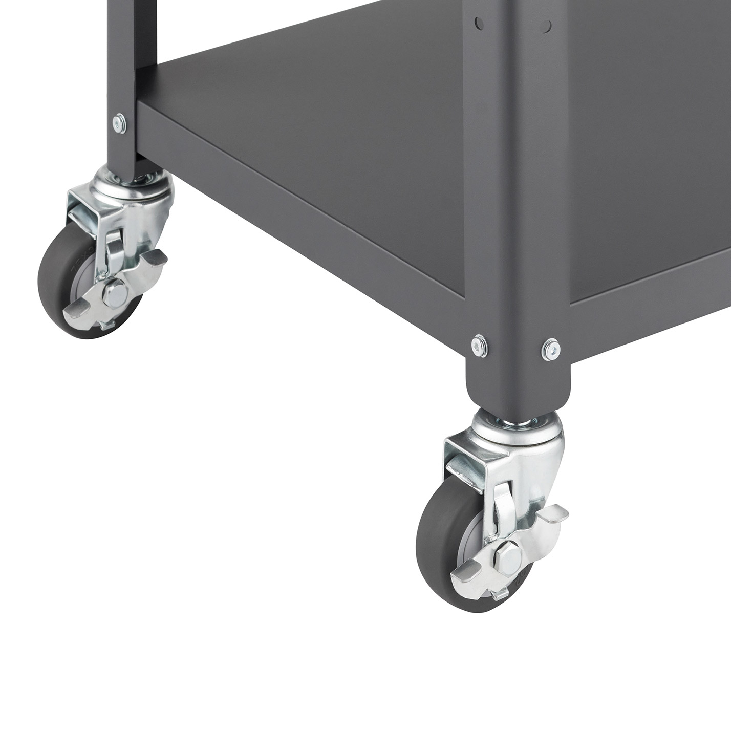 TRINITY 3-tier Metal Kitchen Cart with Acacia Top | Costco