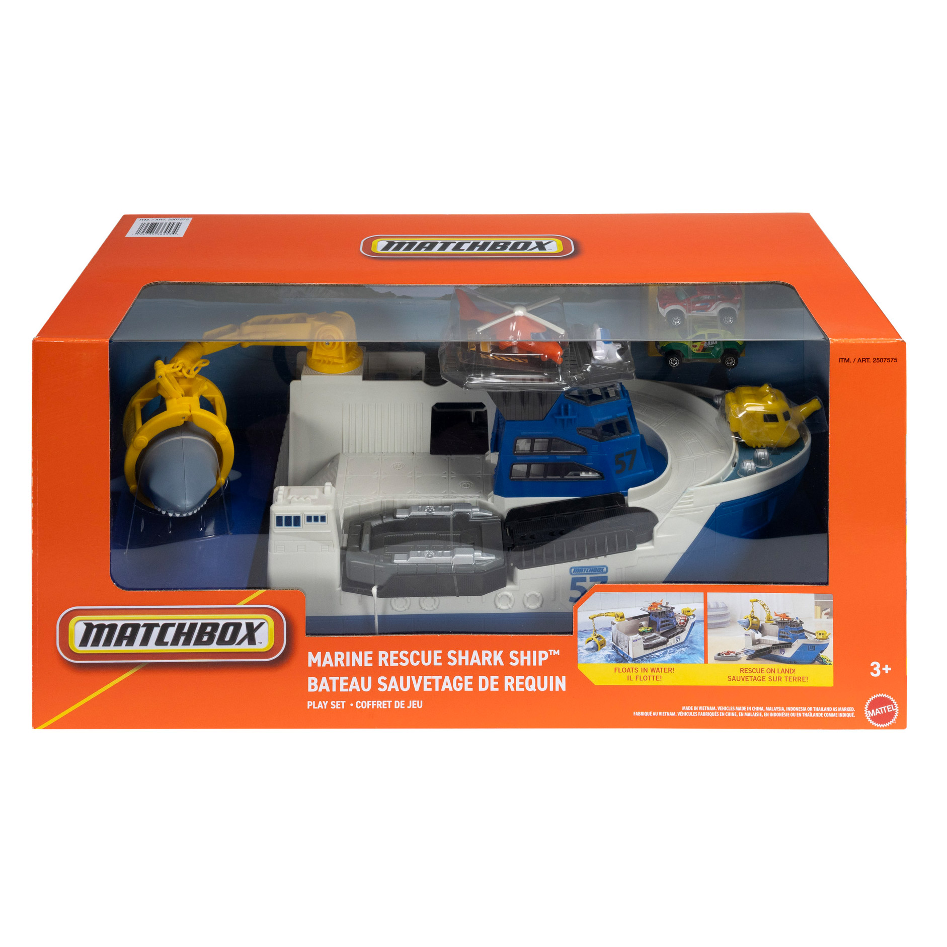 Matchbox Marine Rescue Shark Ship | Costco