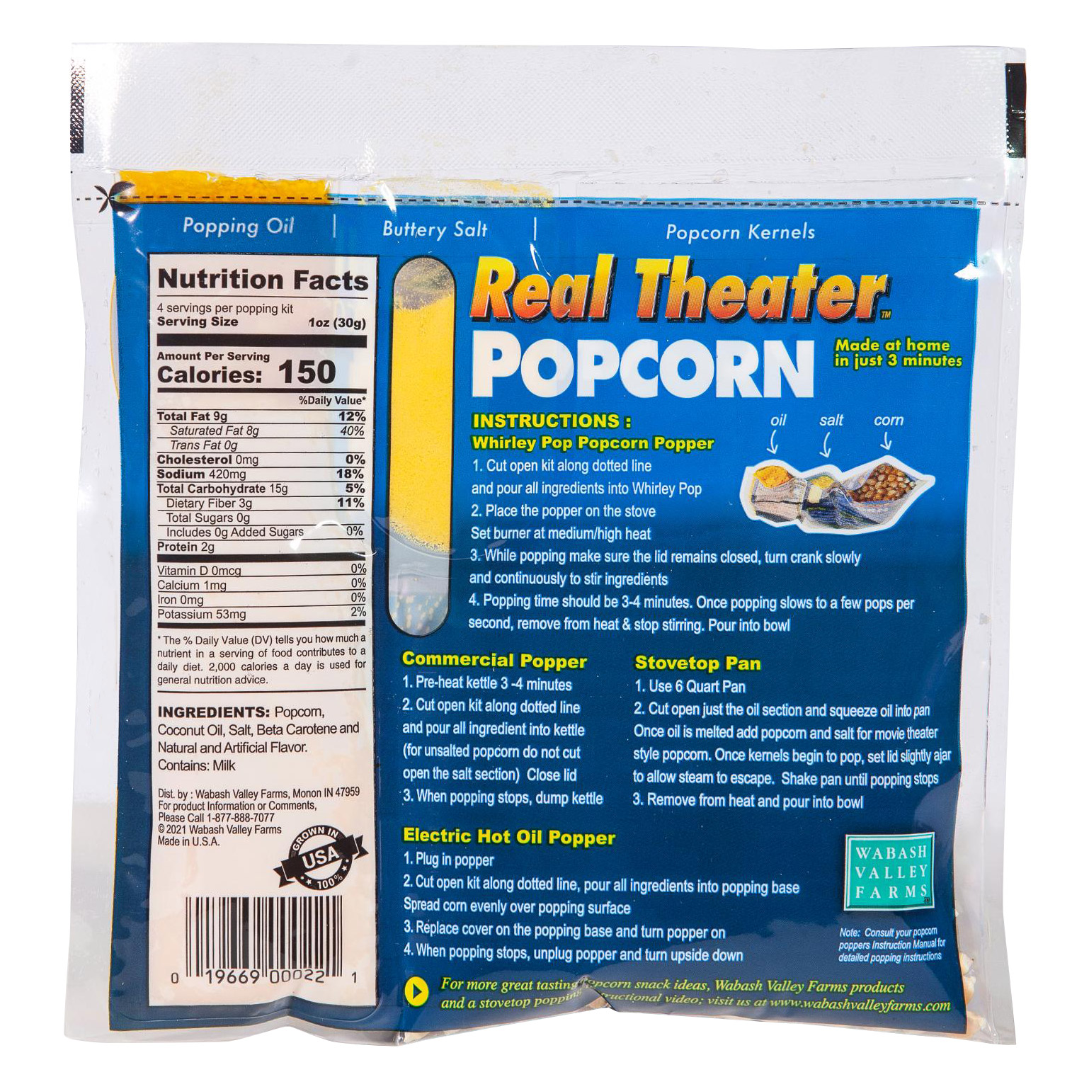 Whirley Pop Stainless Steel Popper with 3 Popping Kits | Costco