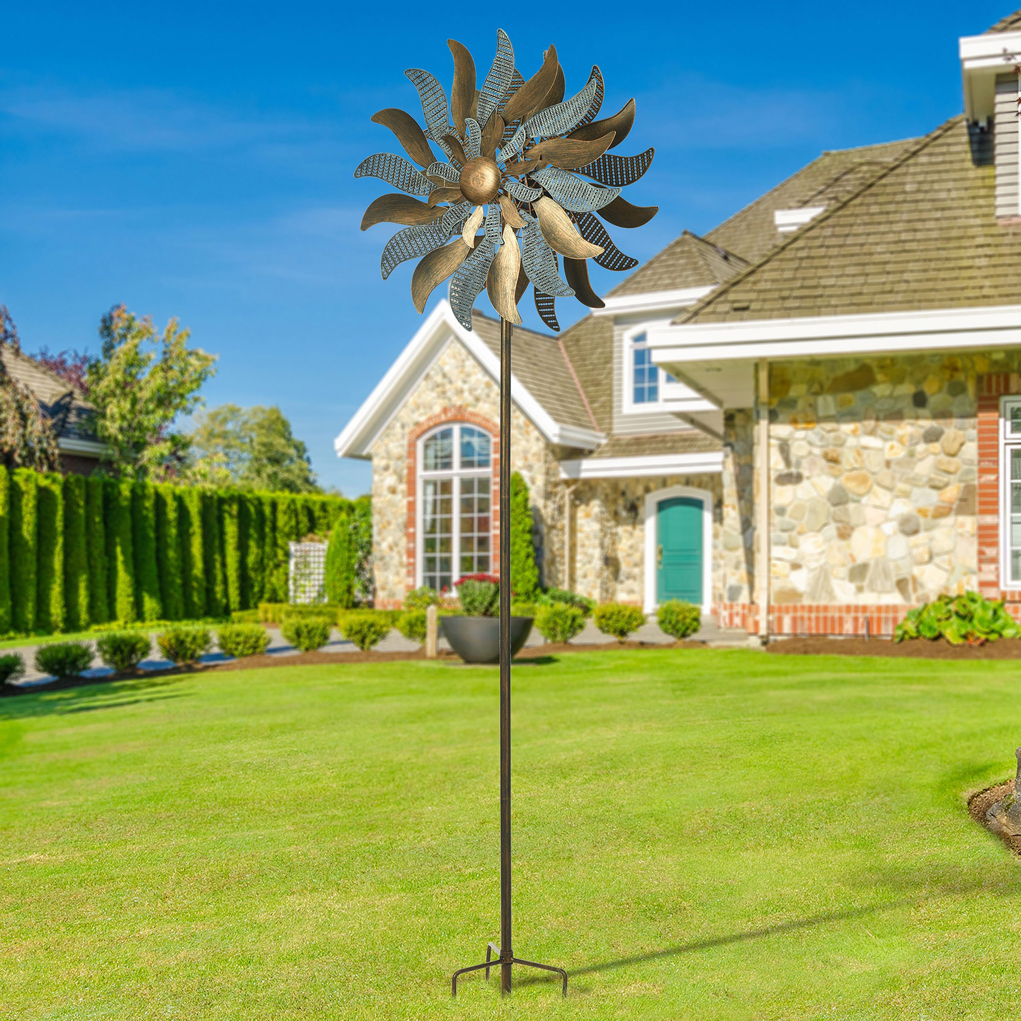 Metal Flower Wind Spinner | Costco