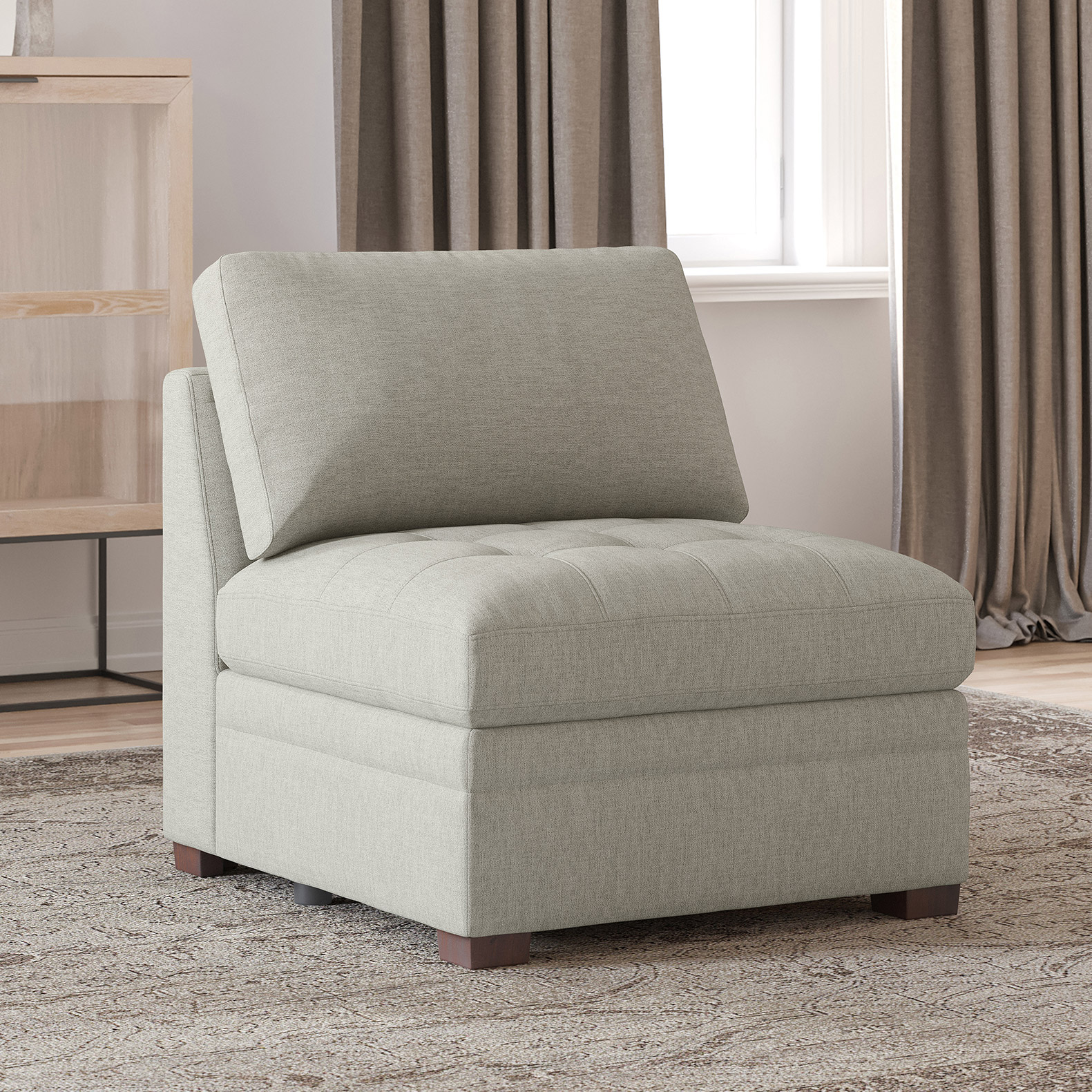 Thomasville Tisdale Armless Chair Beige Costco