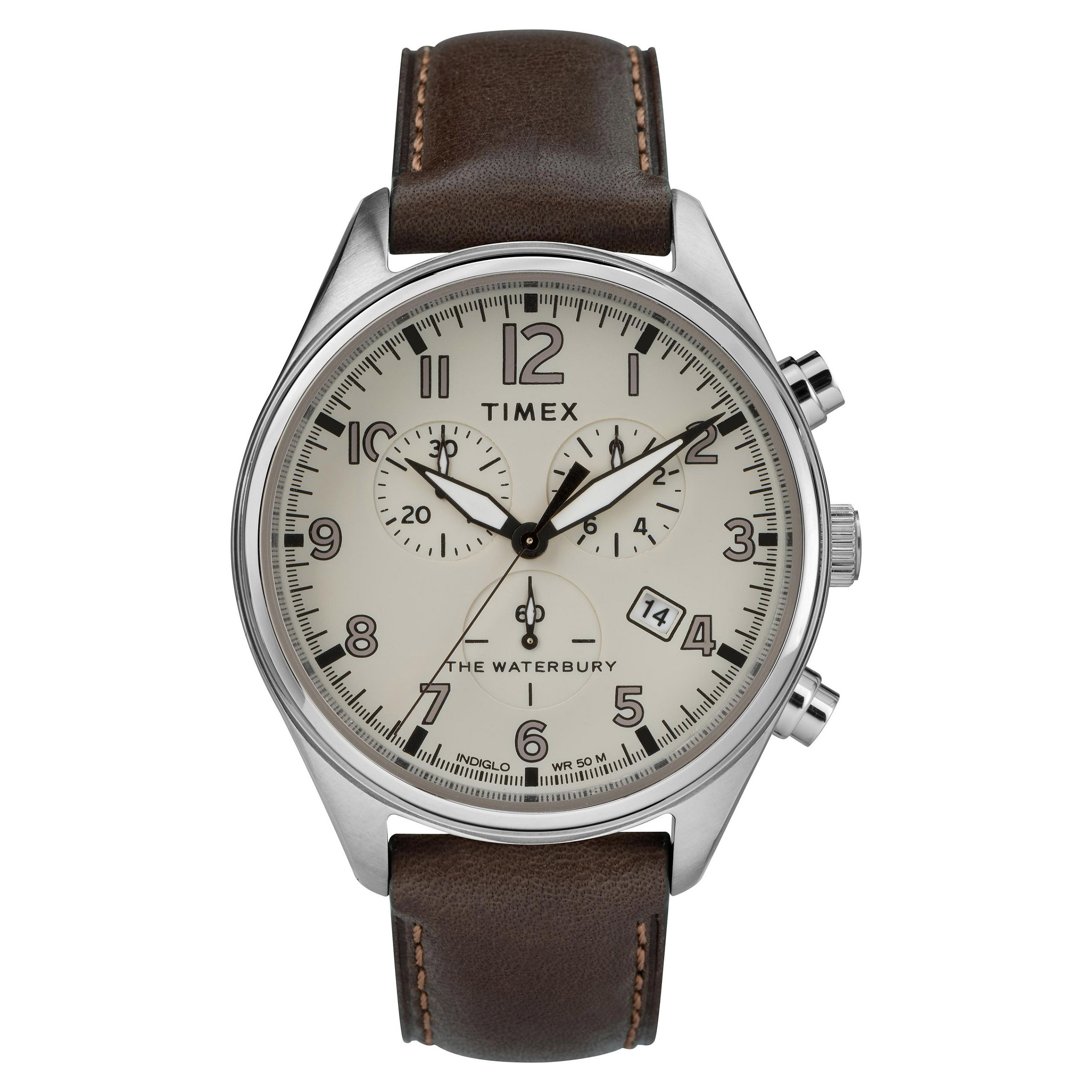 Timex Waterbury Traditional Tan Dial Men’s Watch | Costco