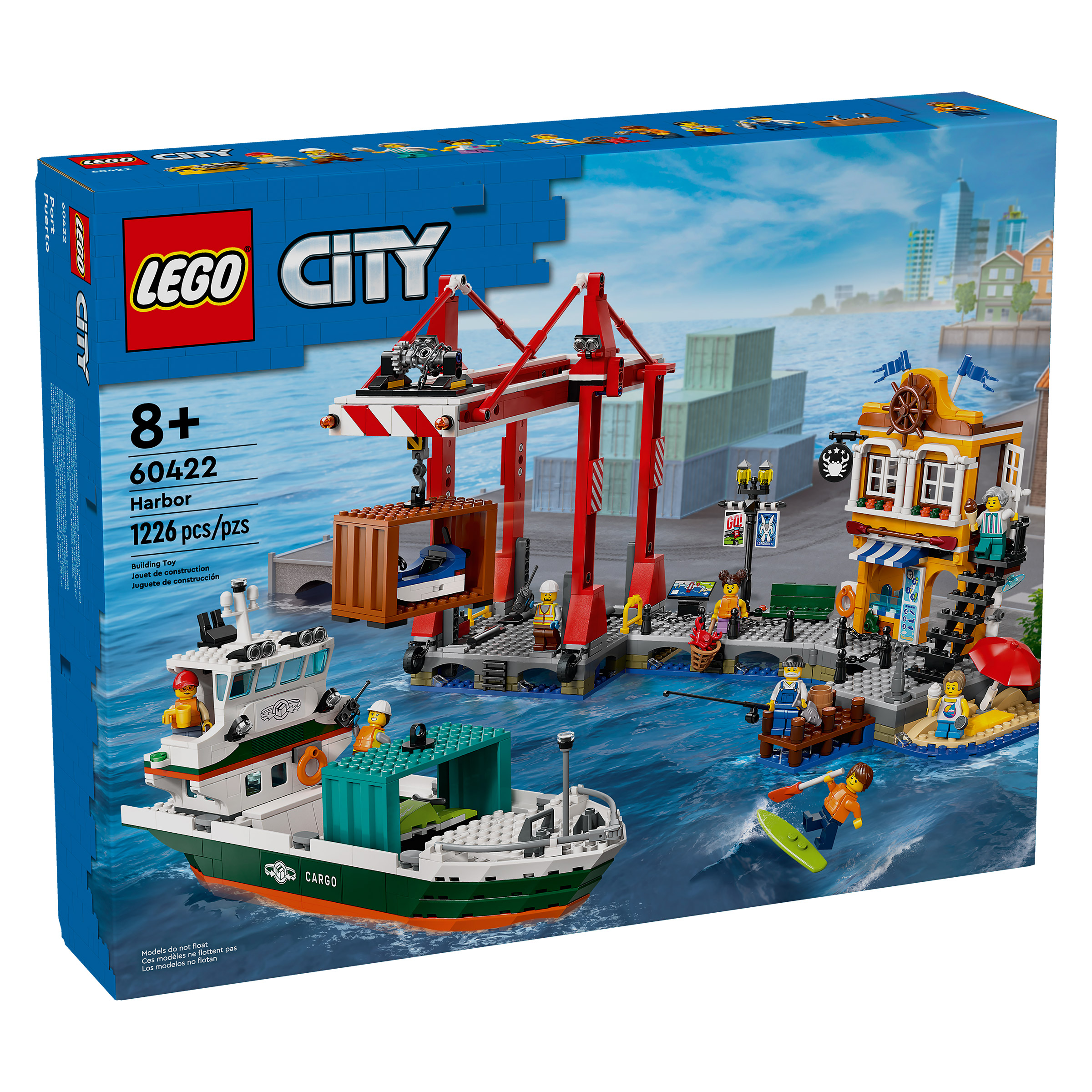 LEGO City Seaside Harbor with Cargo Ship 60422 | Costco