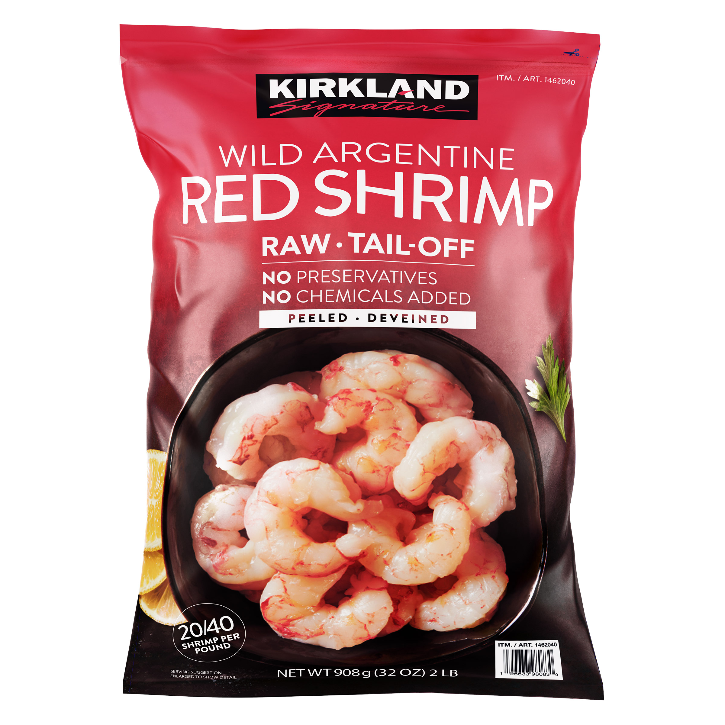 Kirkland Signature Wild Argentine Raw Shrimp, 2 lb | Costco